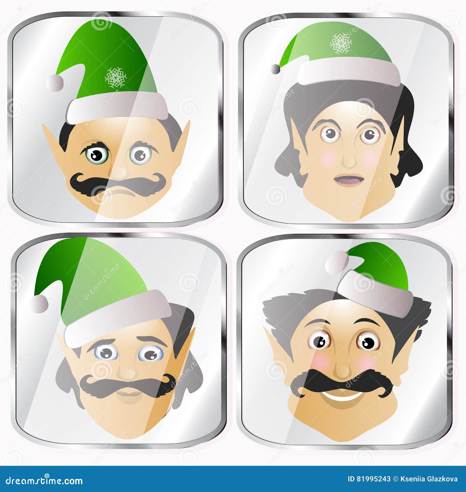 The Elves a Few Icon Normal Clumsy Rough on White Background To ...