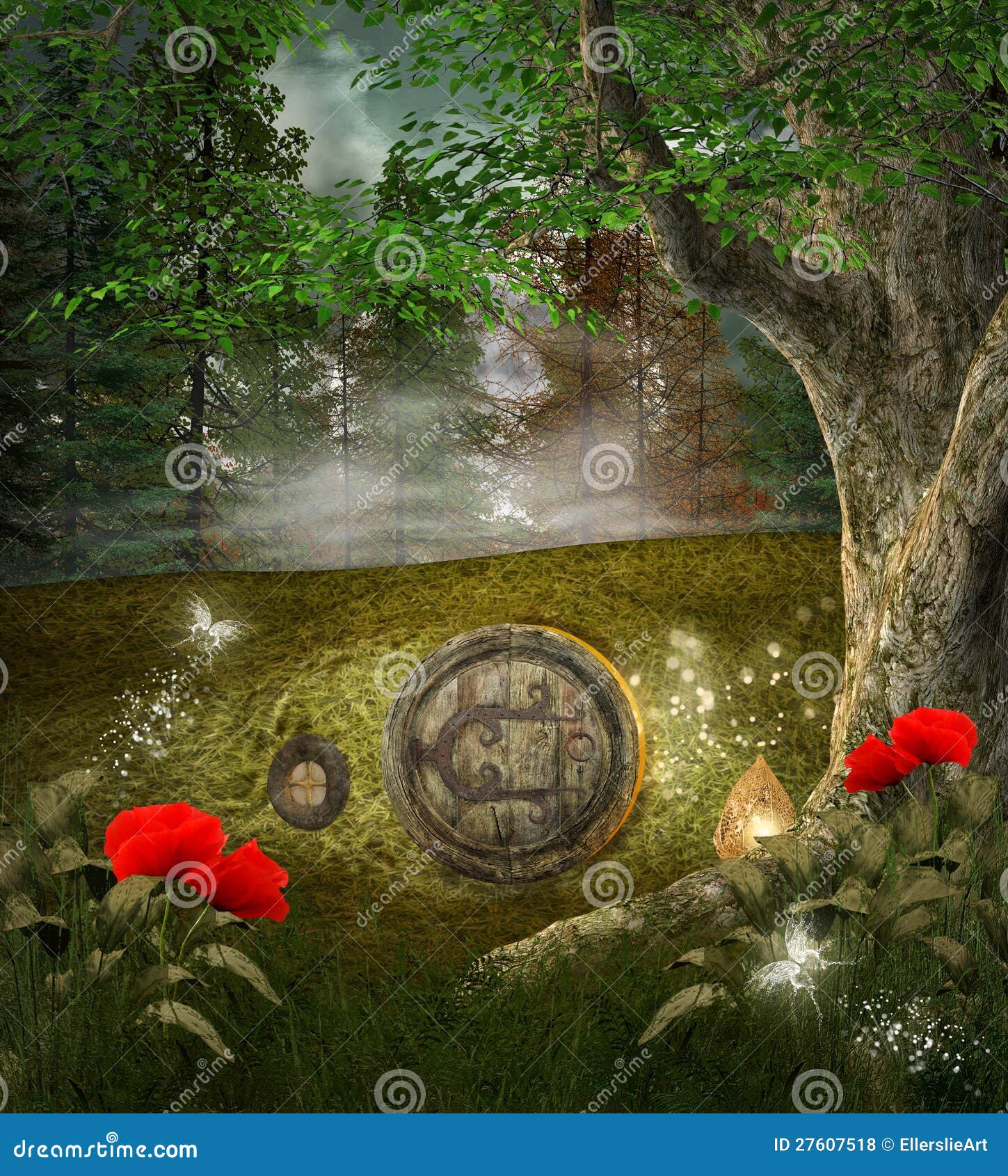 Secret Elves House Stock Photo | CartoonDealer.com #20636970