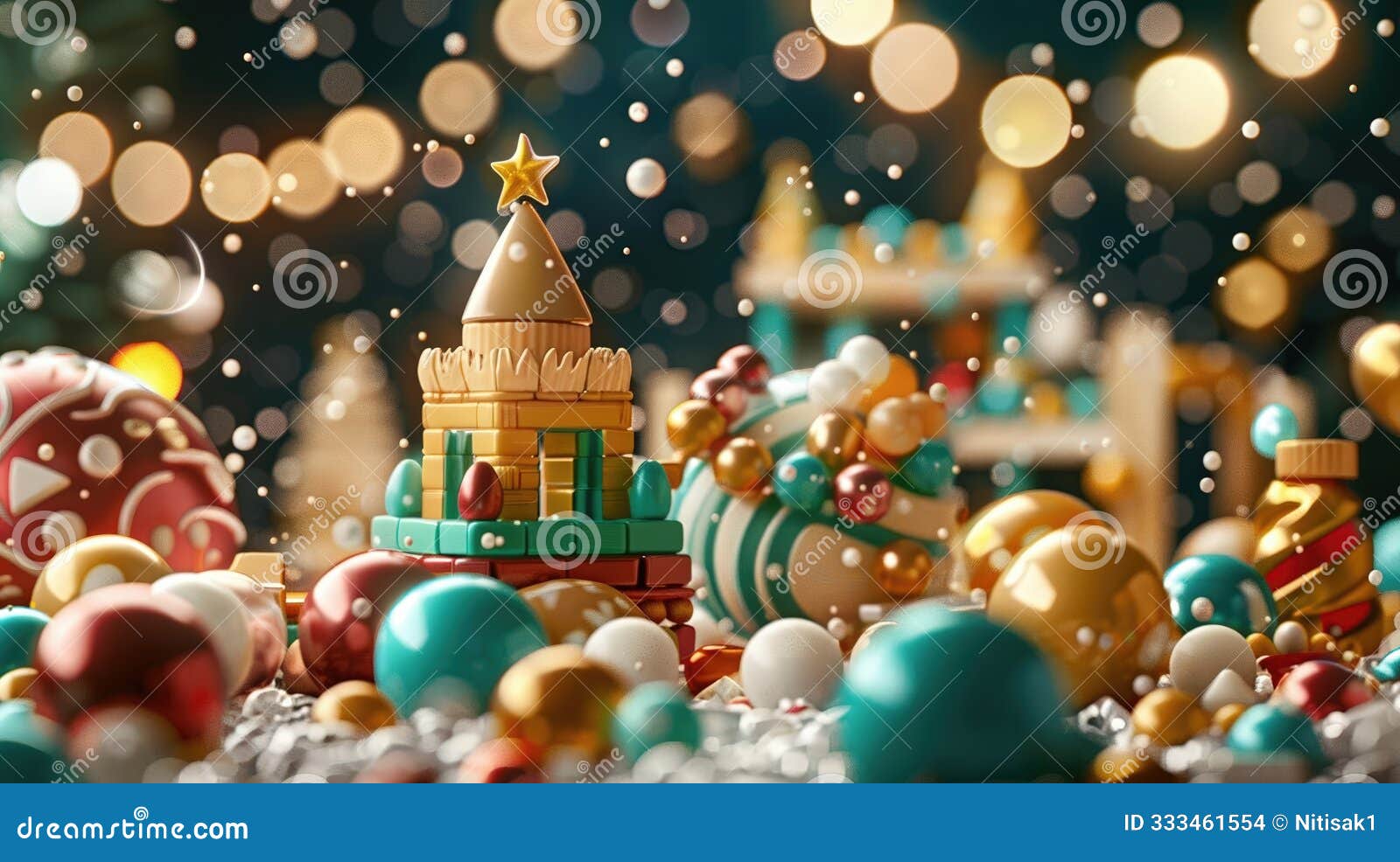 Elves Toy Testing Playground Stock Illustration - Illustration of ...