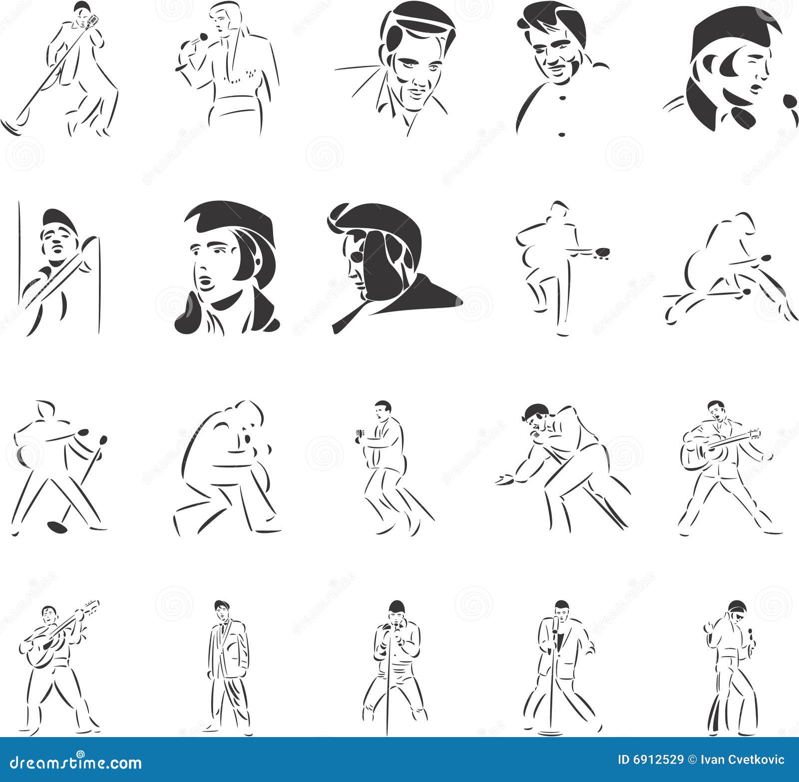 Elvis Cartoon | CartoonDealer.com #13619225