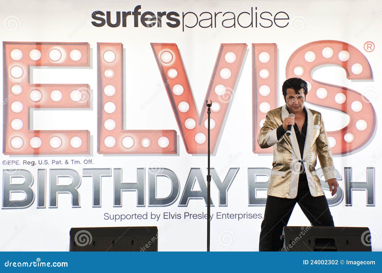 Elvis Birthday Party editorial photography. Image of celebrity - 24002302