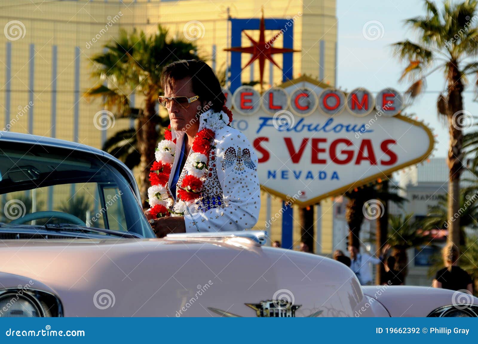 Elvis in Las Vegas editorial photography. Image of american - 19662392