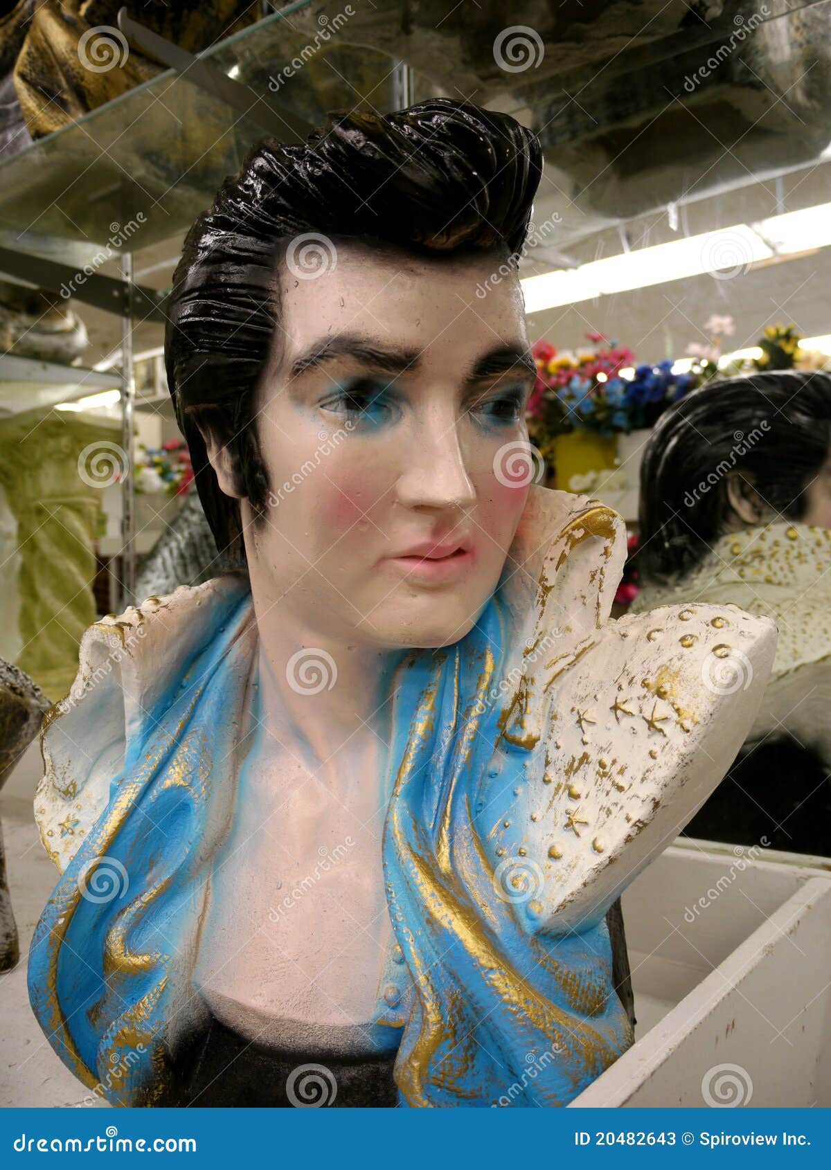 Elvis Presley editorial stock photo. Image of bust, presley - 20482643