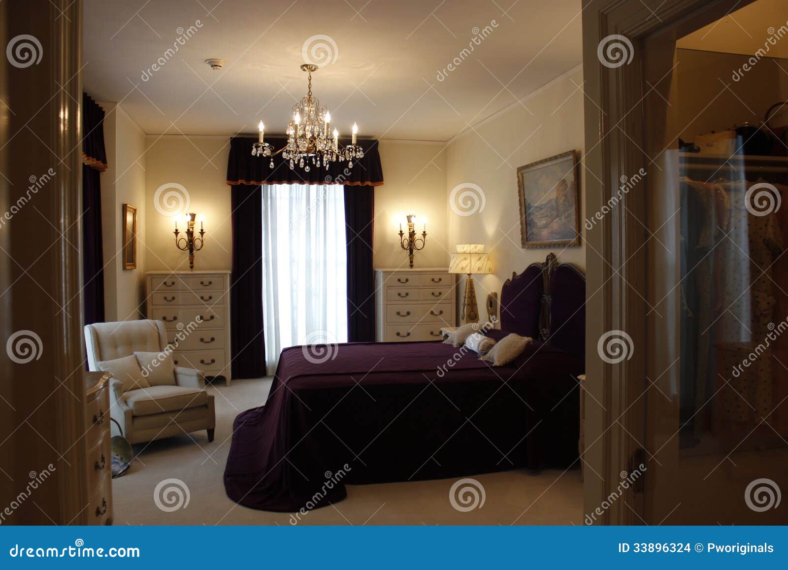 Elvis Presley Graceland Mansion Bedroom Redactionele Stock Afbeelding ...
