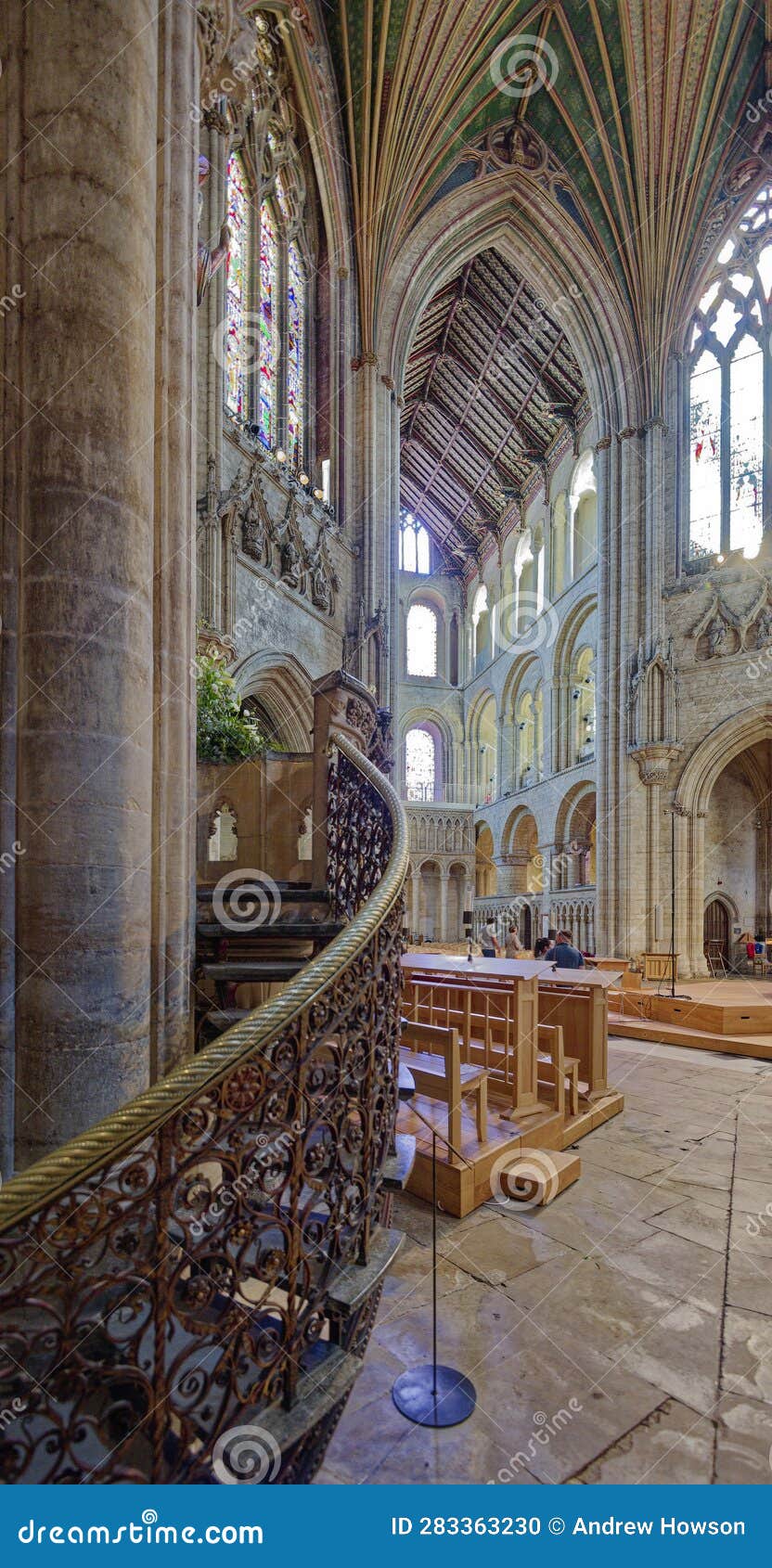 Ely Cathedral in Cambridge editorial image. Image of arches - 283363230