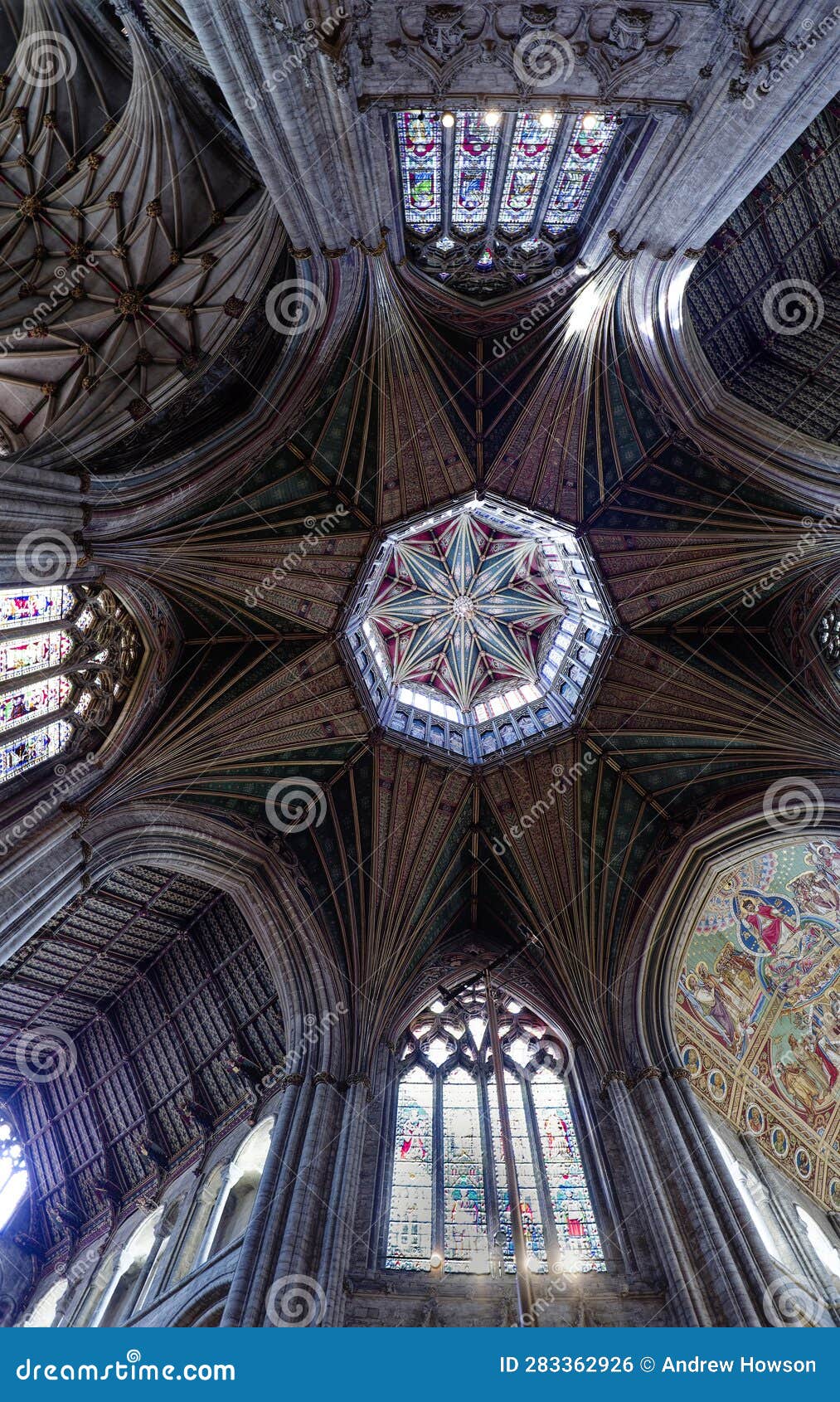 Ely Cathedral Octagon Tower Editorial Photo - Image of solemn, worship ...