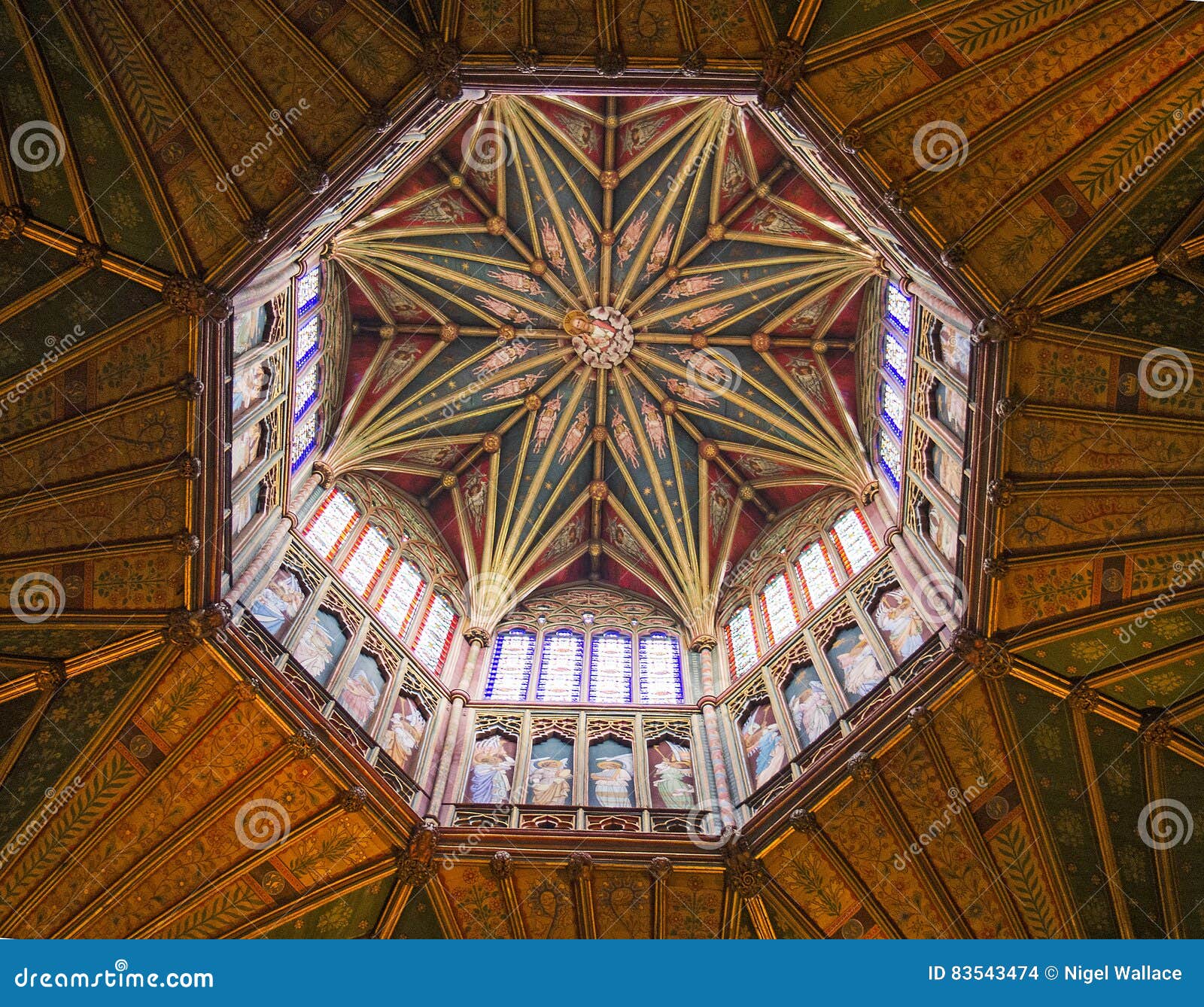 Ely Octagon stock photo. Image of iconic, long, silhouetted - 83543474