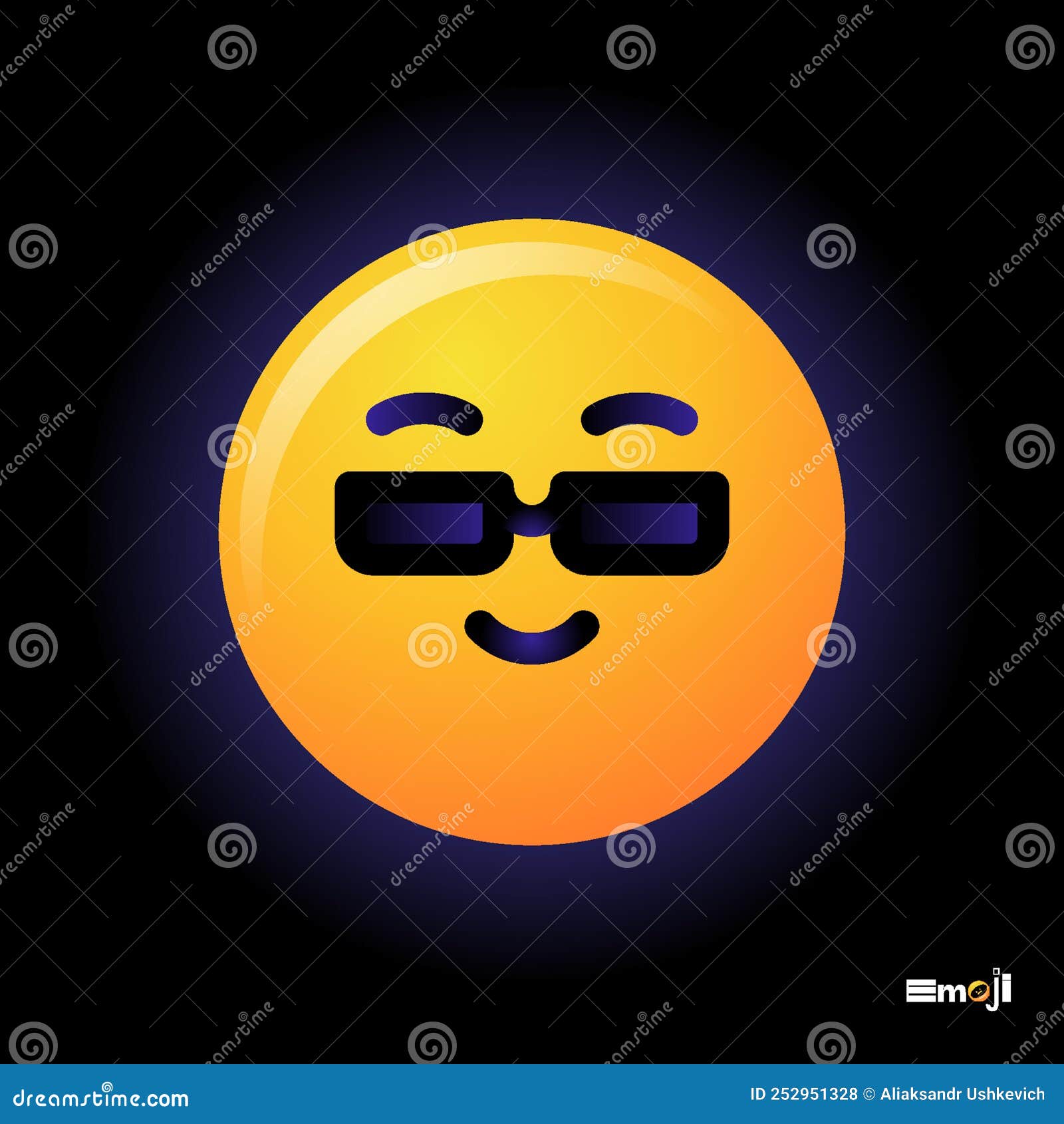 Yellow Emoji Faces Emoticon Smile, Digital Smiley Expression Emotion ...