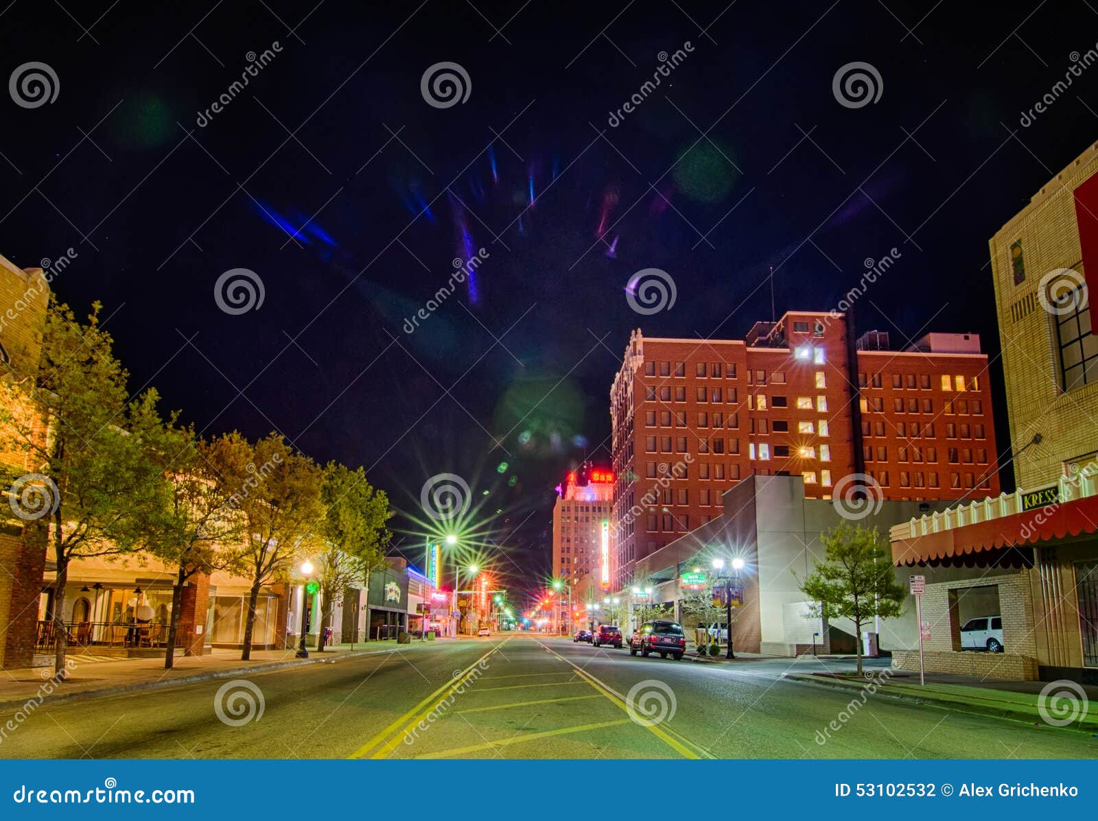 Em Abril De 2015 - Ruas De Amarillo Texas Fotografia Editorial - Imagem ...
