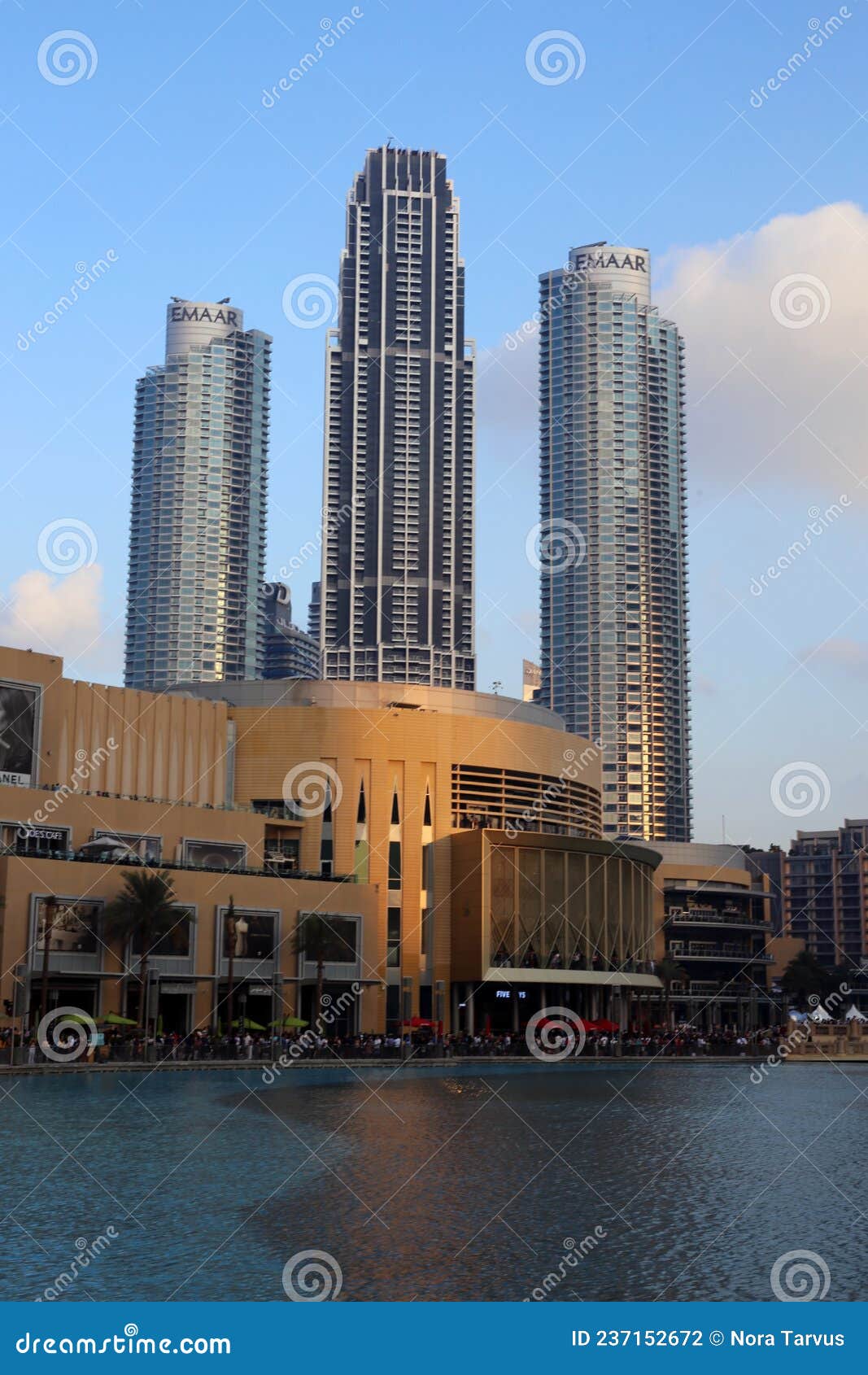 Emaar Glass Skyscraper Buildings in Dubai, UAE Editorial Photography ...