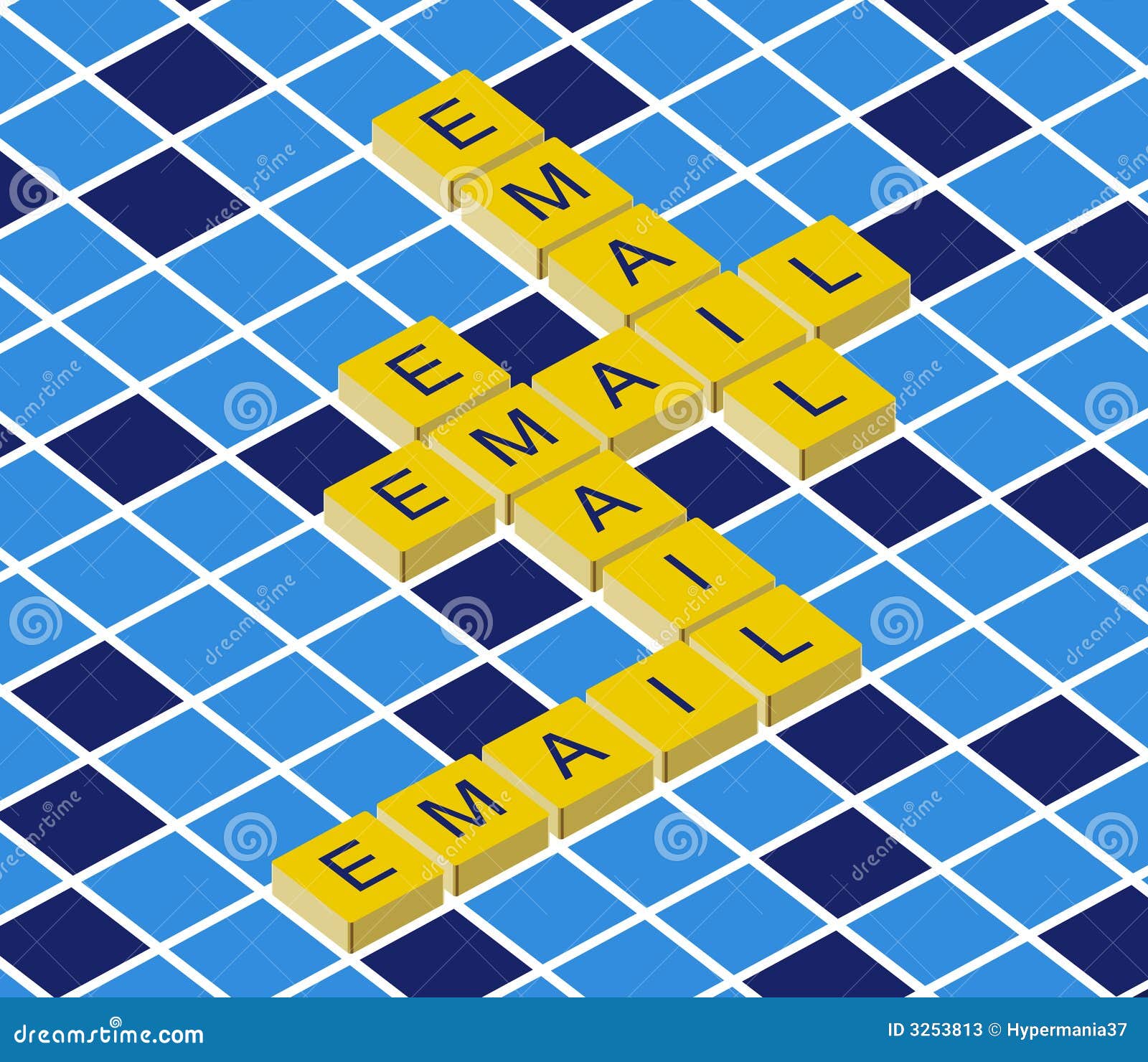 Email stock de ilustración. Ilustración de palabra, respuesta - 3253813