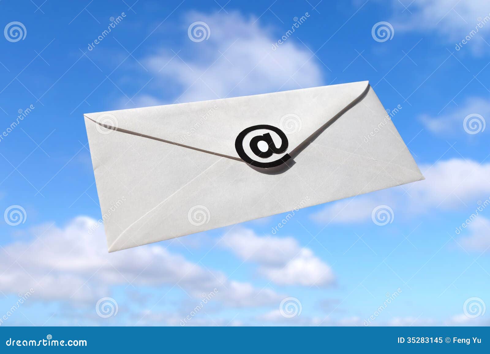 Email immagine stock. Immagine di lettera, volo, bianco - 35283145