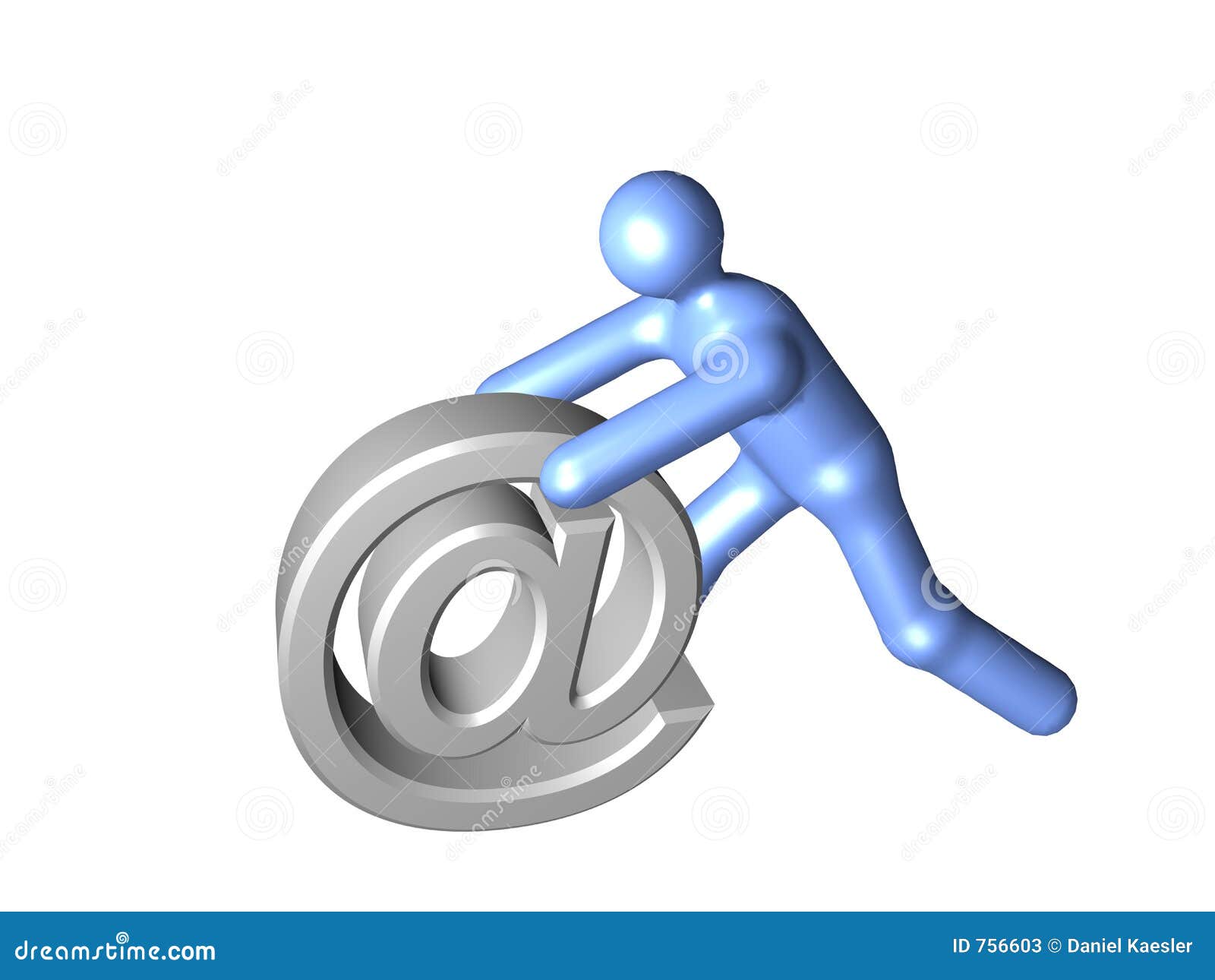 Email 3D ilustração stock. Ilustração de acesso, correio - 756603