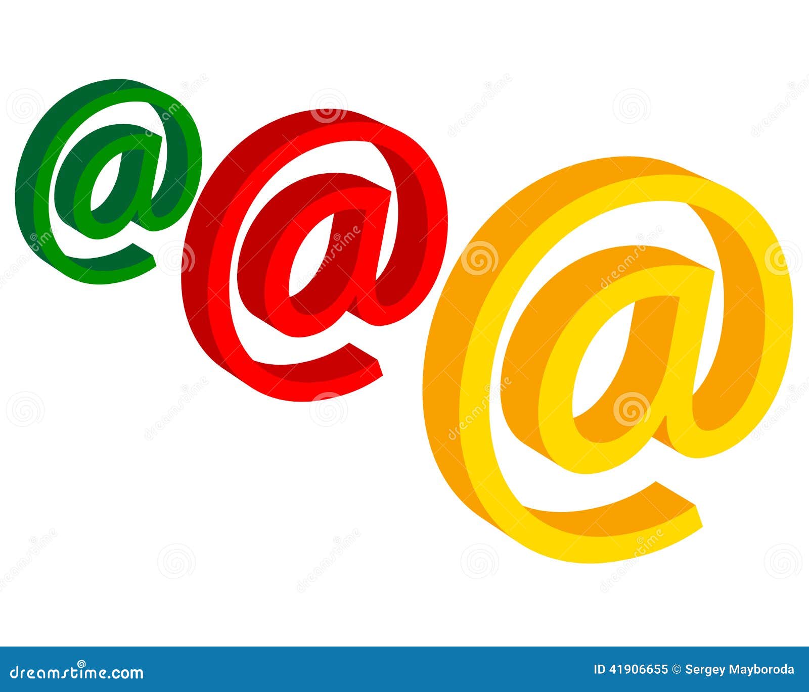 Email ilustración del vector. Ilustración de objeto, concepto - 41906655