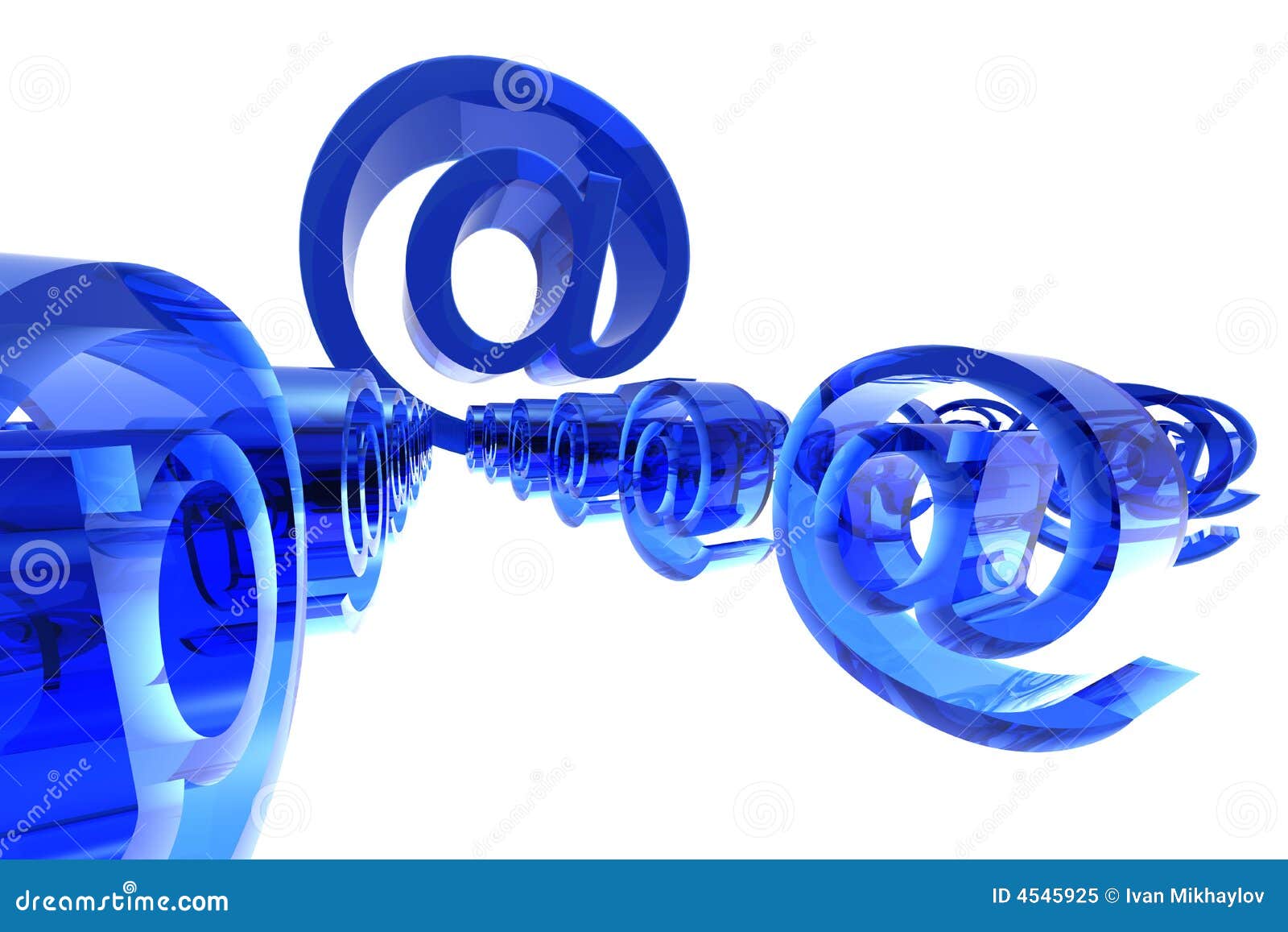 Email stock illustration. Illustration of logo, symbol - 4545925