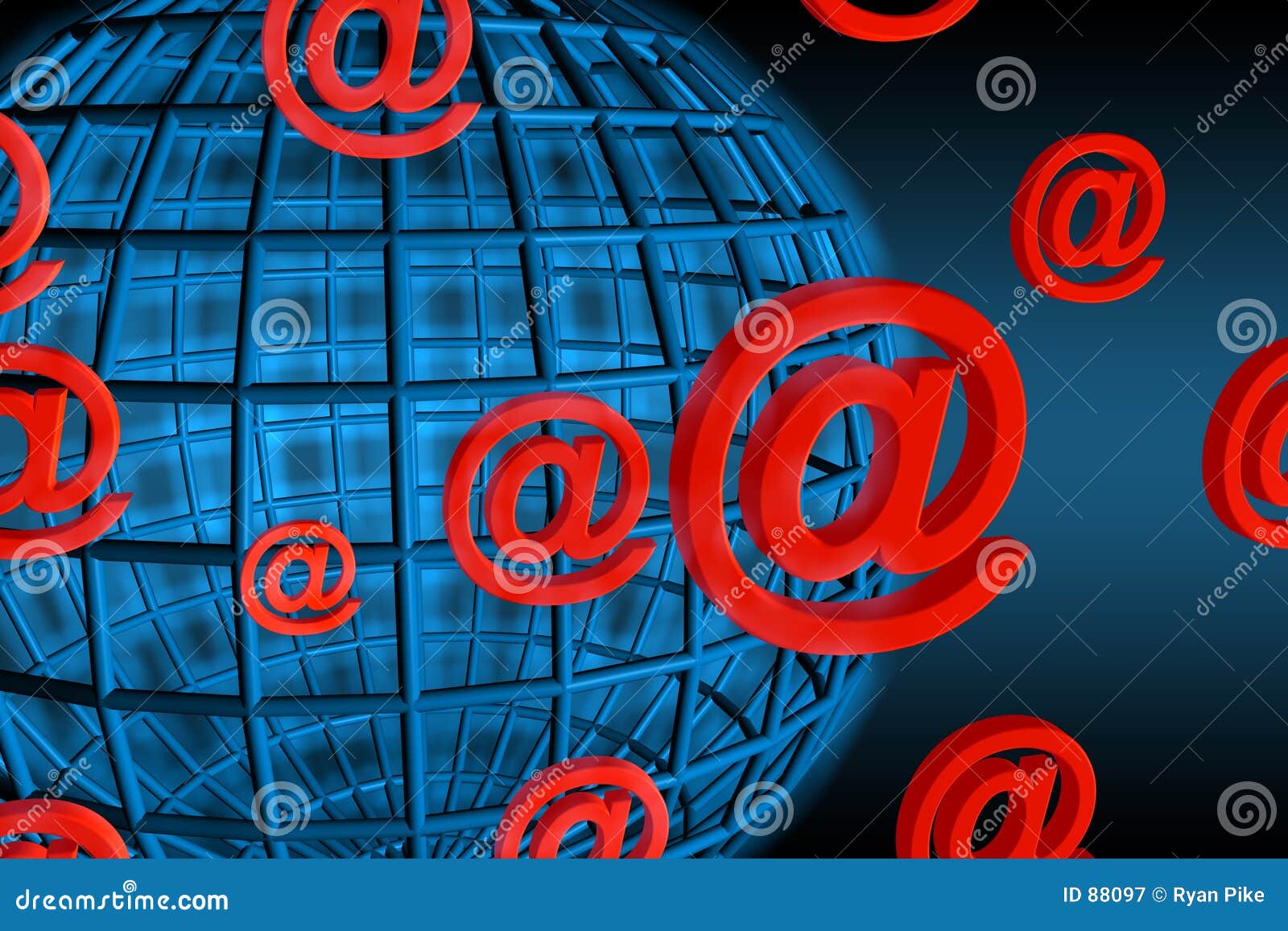 Email stock illustration. Illustration of wide, address - 88097