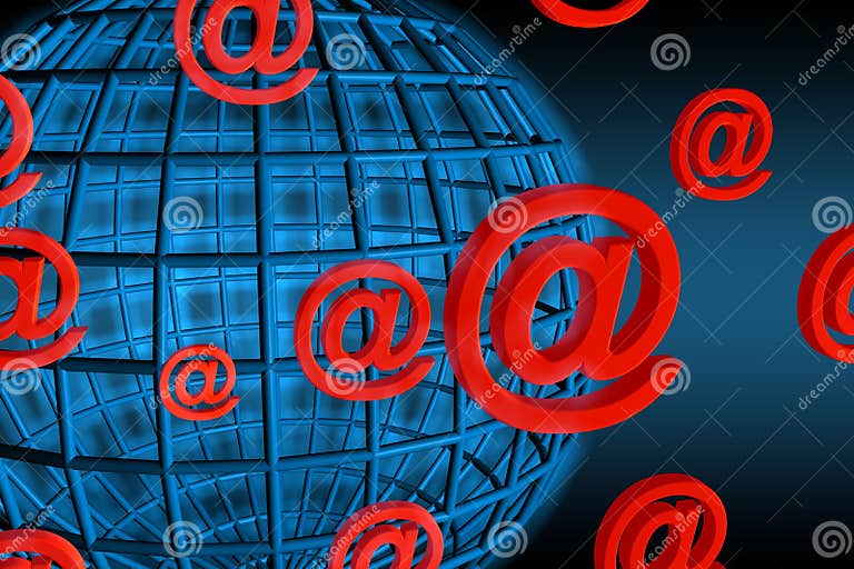 Email stock illustration. Illustration of wide, address - 88097