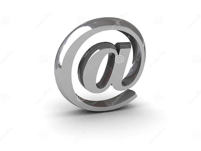 Email alias stock illustration. Illustration of metallic - 1828417