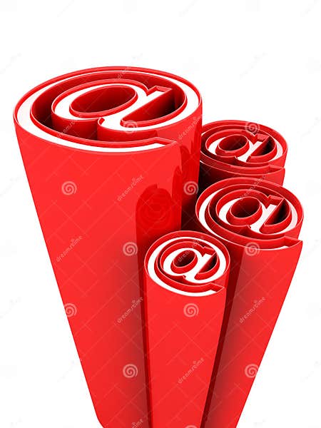 Email alias concept symbol stock illustration. Illustration of business ...