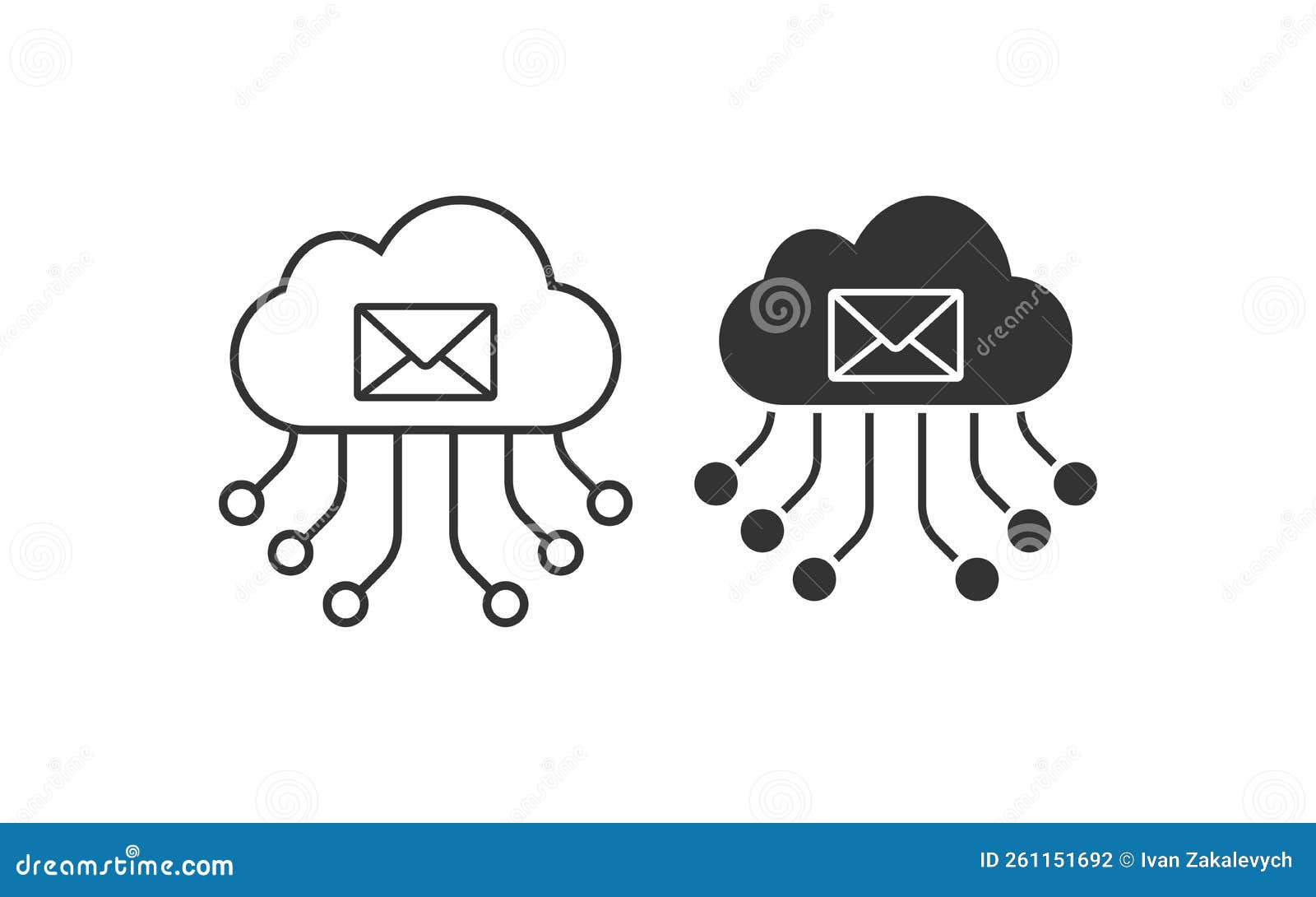 Email Automation Icon. Saas Illustration Symbol Stock Vector ...