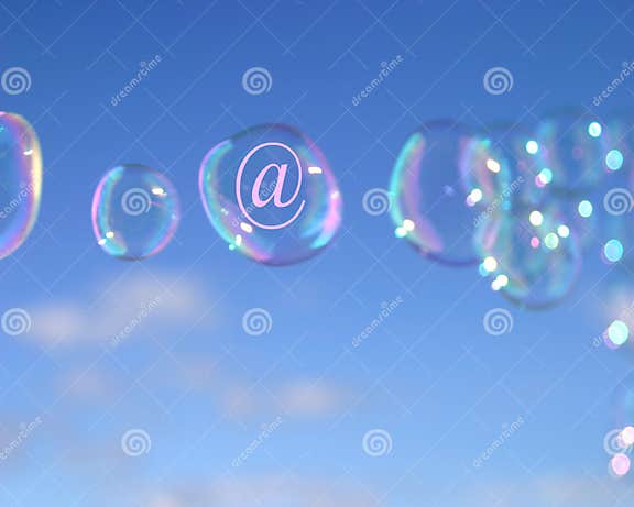 Email bubbles stock photo. Image of digital, sign, communications - 1112954