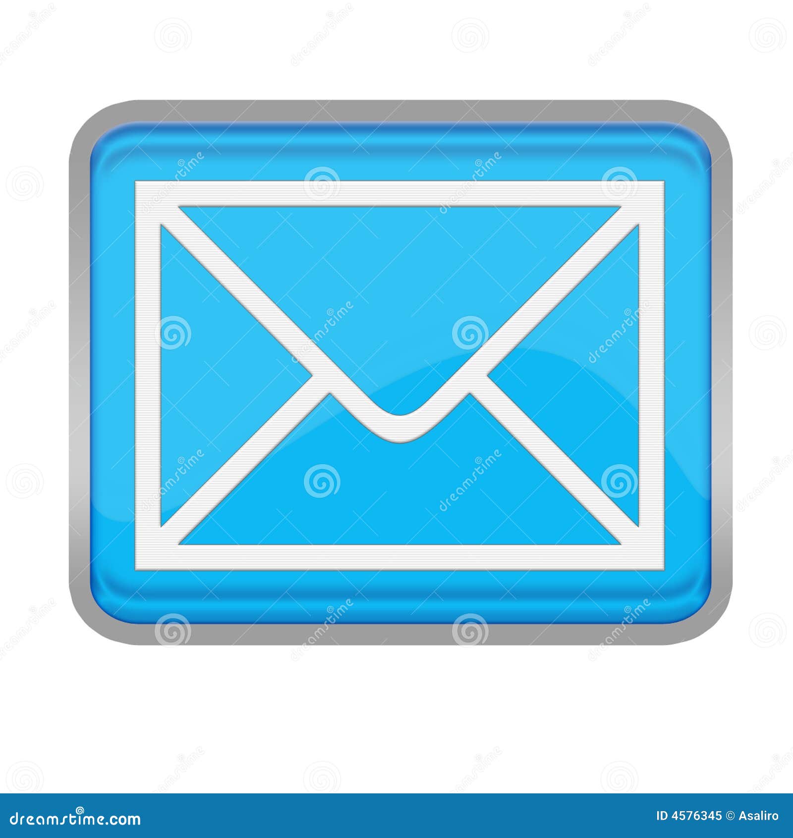 Email button stock illustration. Illustration of messages - 4576345