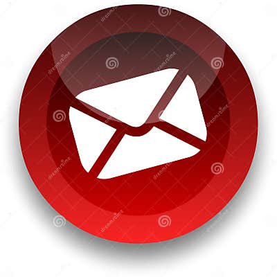 Email Button stock illustration. Illustration of email - 6311998