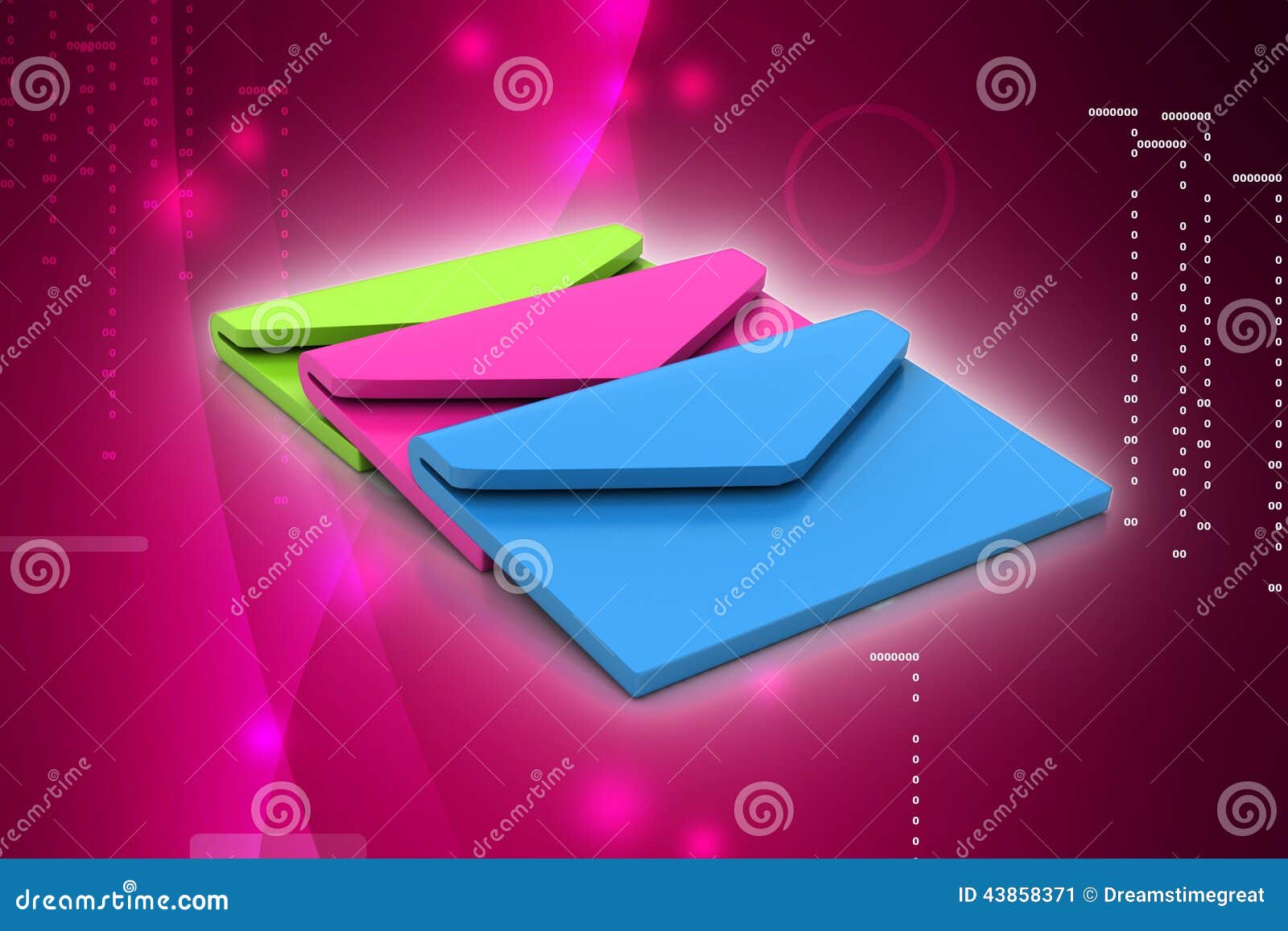 Email, Communication Concept Stock Illustration - Illustration of ...