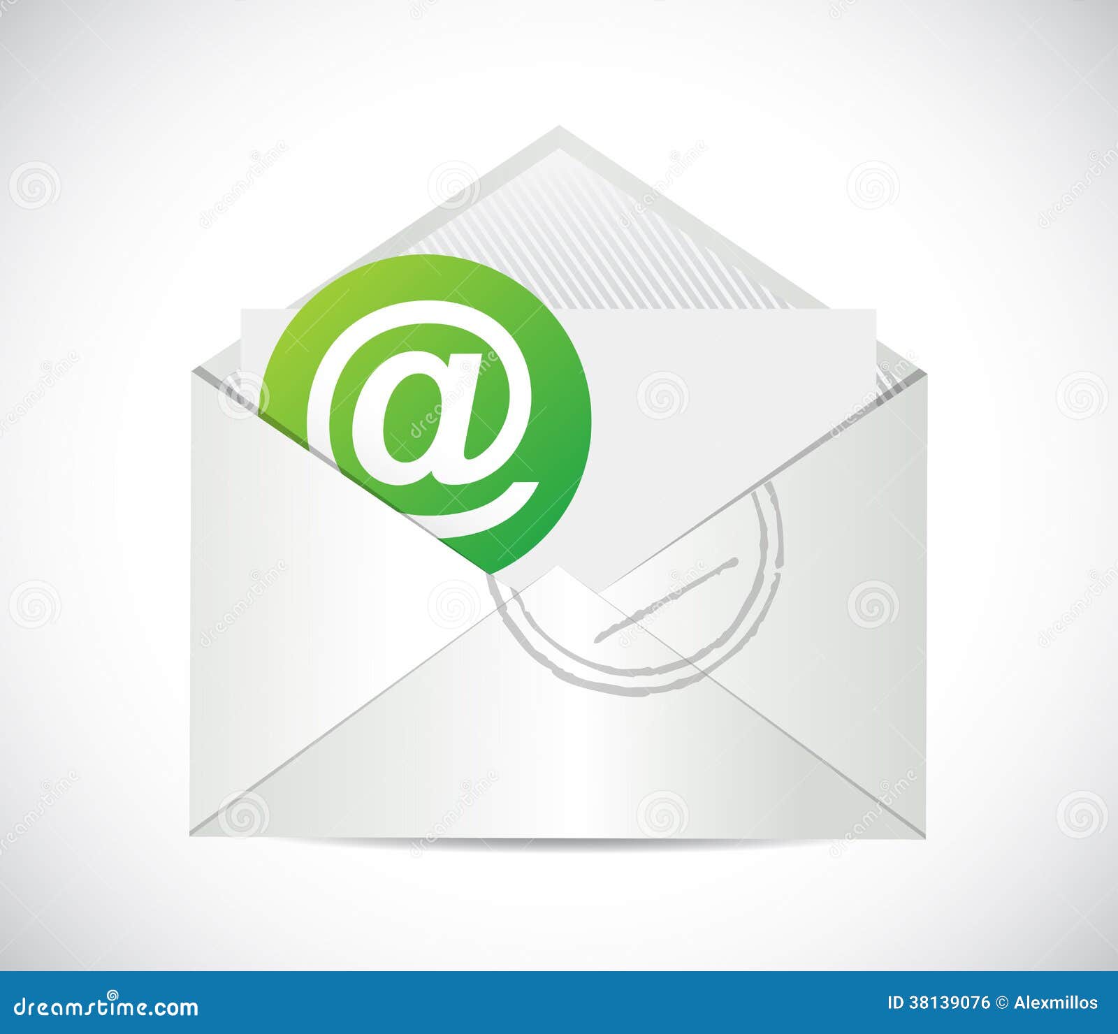 Email Communication. Contact Us Illustration Stock Illustration ...