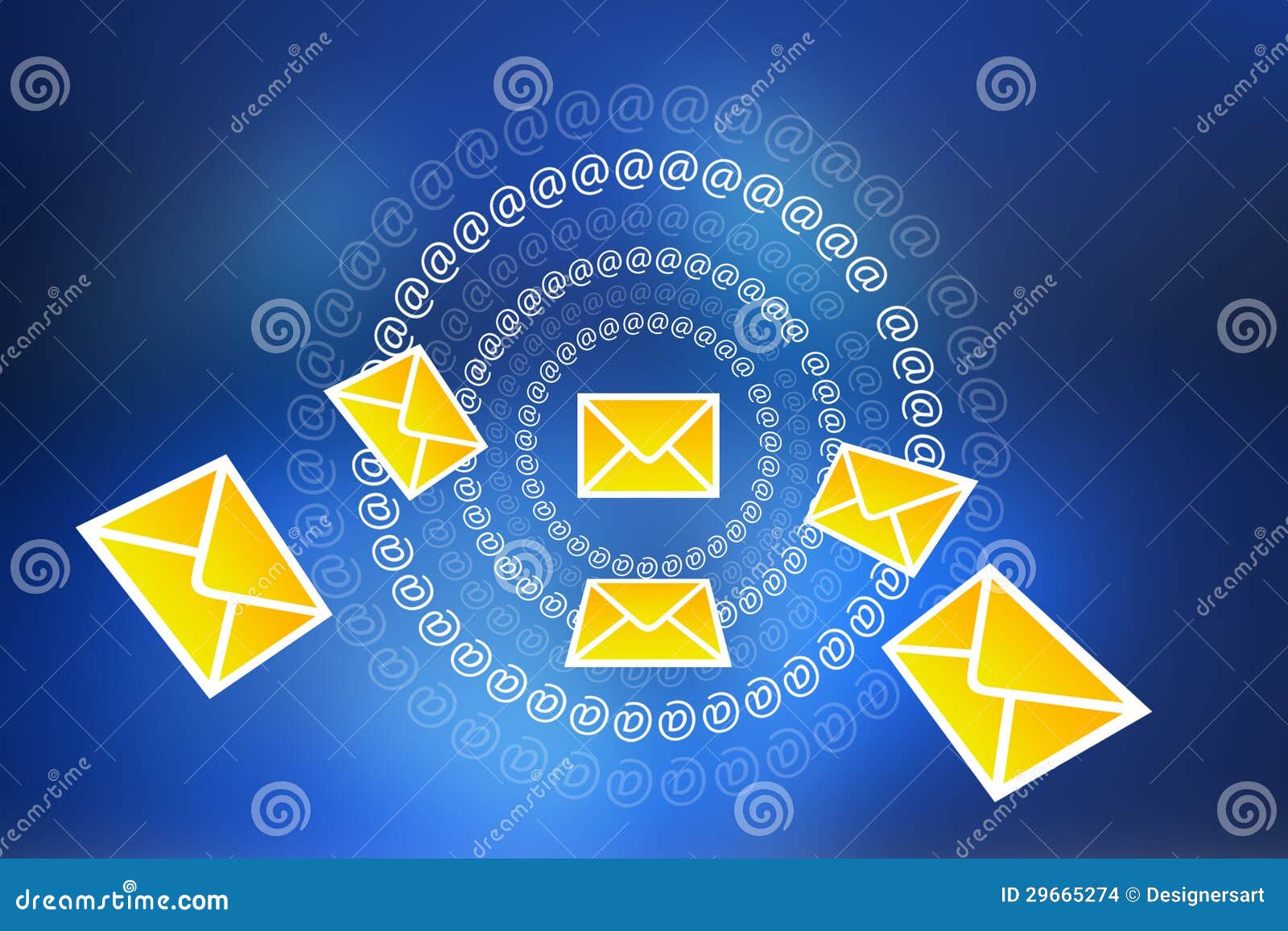 Email concept stock illustration. Illustration of mailbox - 29665274