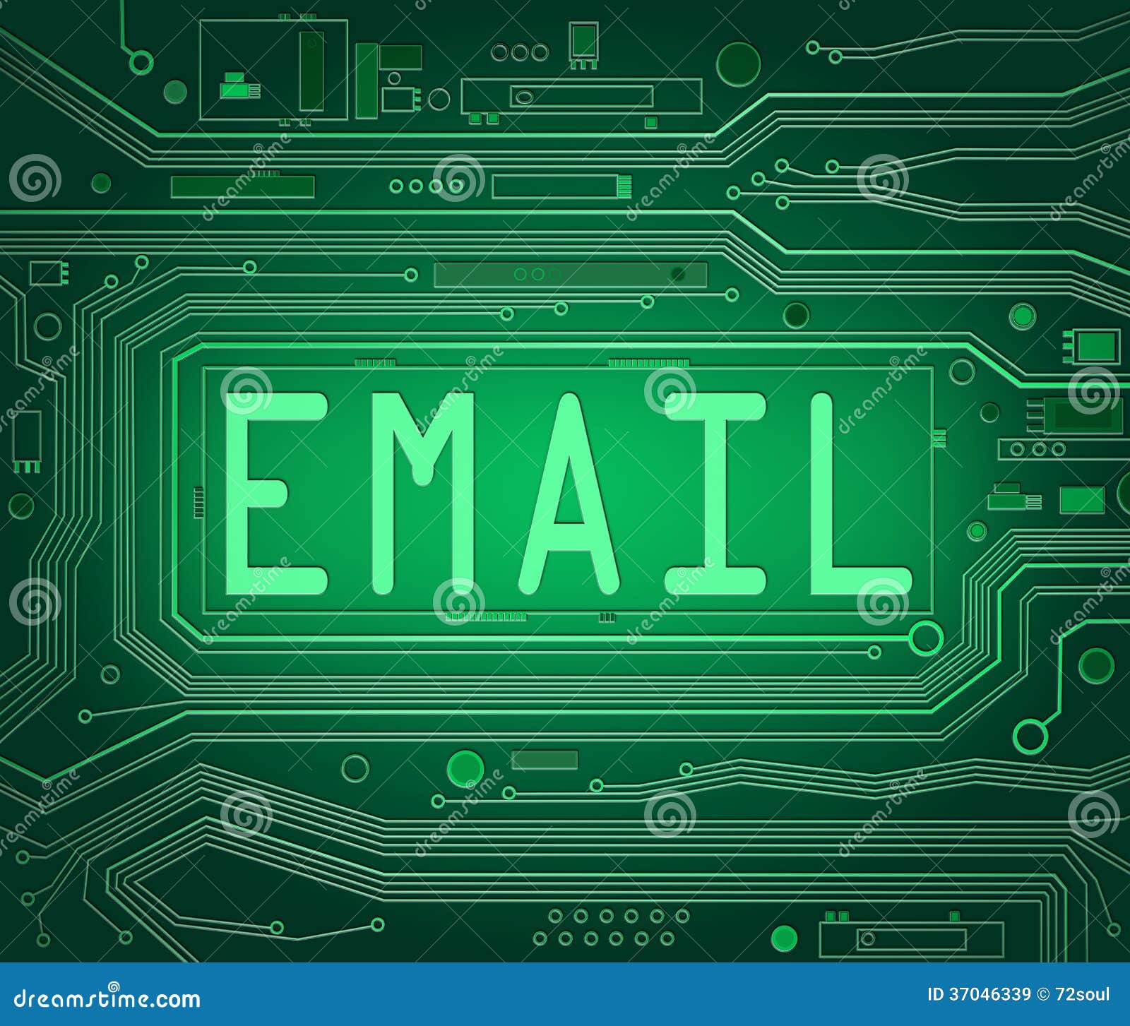 Email concept. stock illustration. Illustration of delivery - 37046339