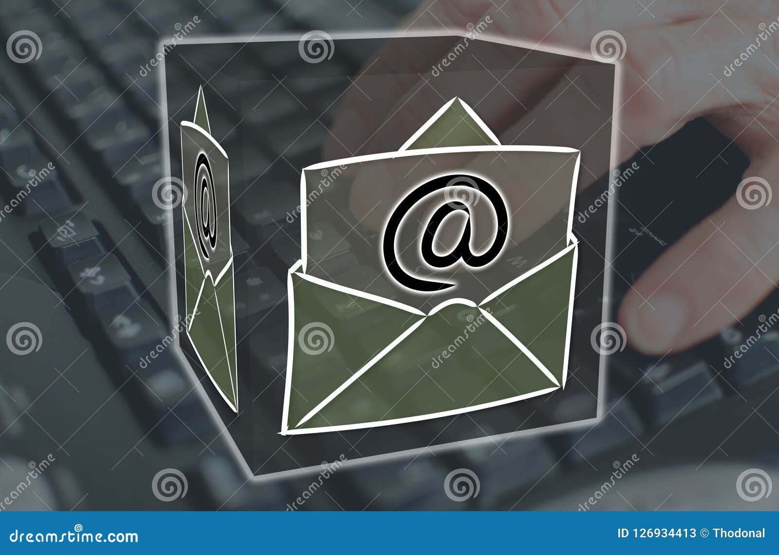 Concept of email stock image. Image of concept, network - 126934413