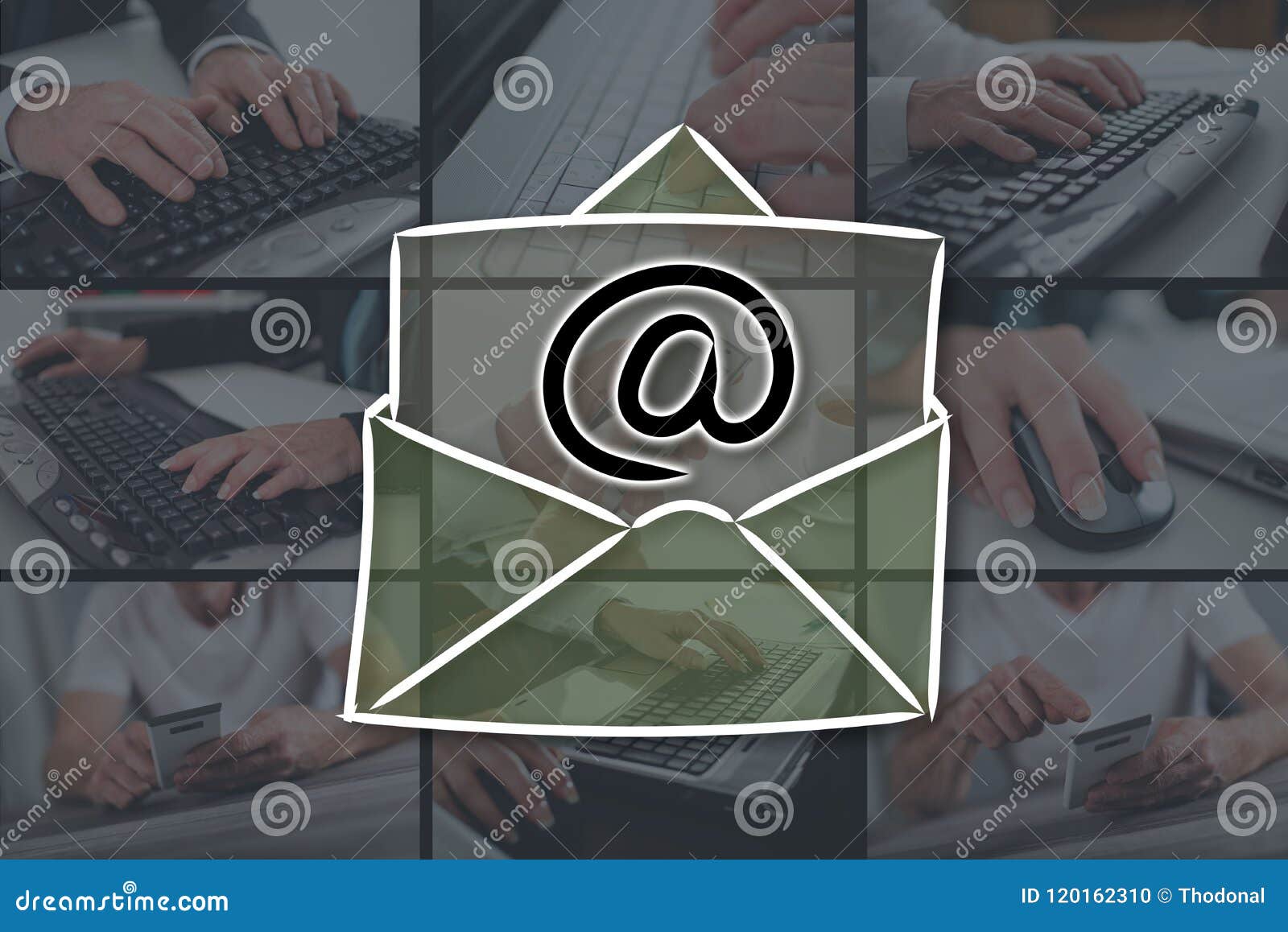 Concept of email stock photo. Image of communication - 120162310