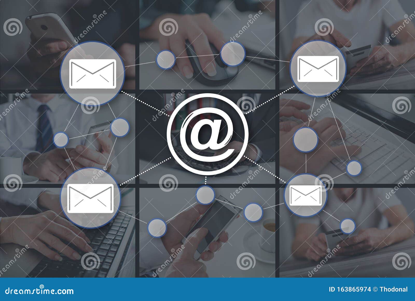Concept of email stock photo. Image of email, reception - 163865974