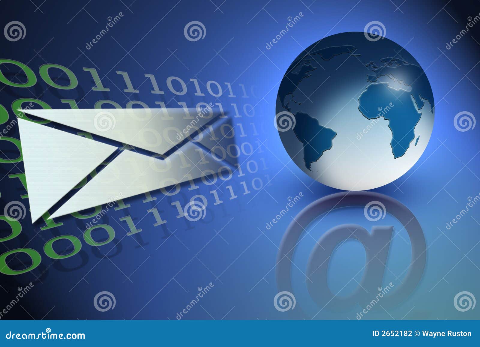 Email Concept Illustration stock illustration. Illustration of send ...