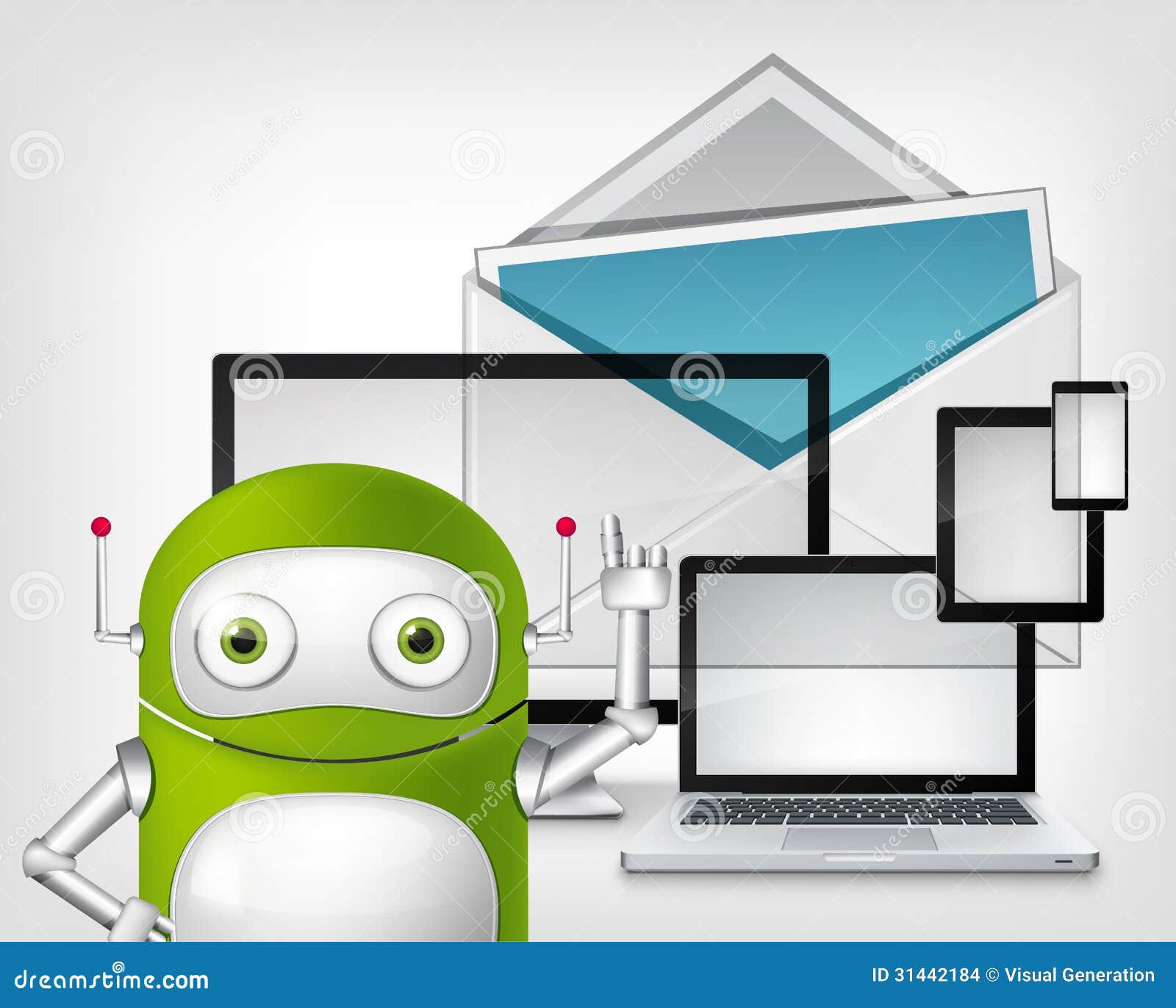 Email Concept stock vector. Illustration of inbox, mail - 31442184