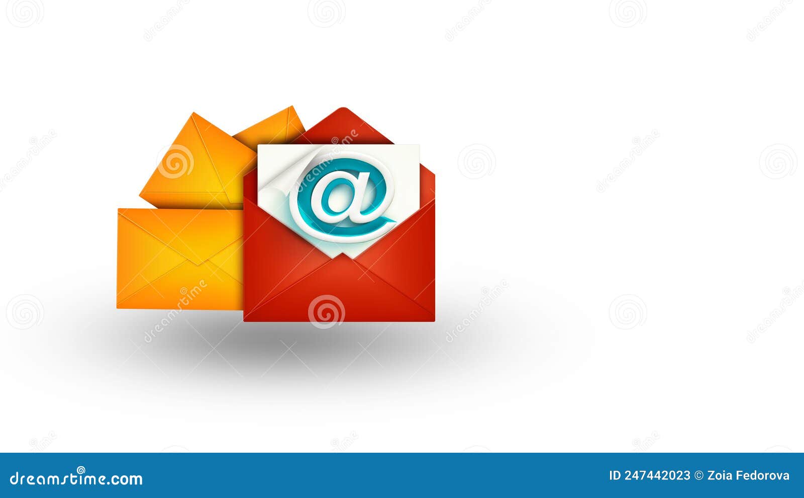 Email Conceptual Background Stock Illustration - Illustration of email ...