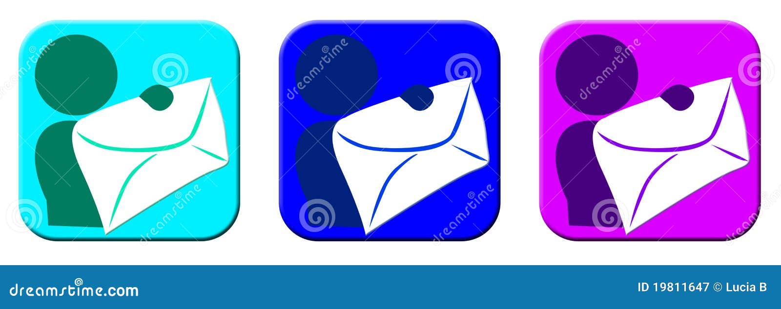 Email cool icons stock illustration. Illustration of icon - 19811647
