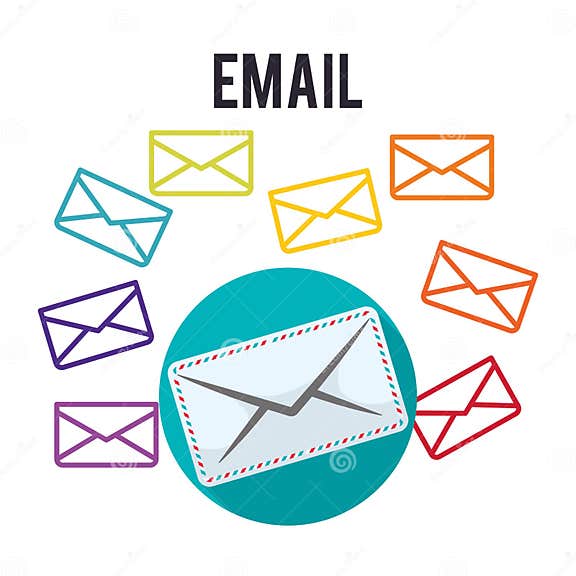 Email design stock vector. Illustration of element, conceptual - 59803489