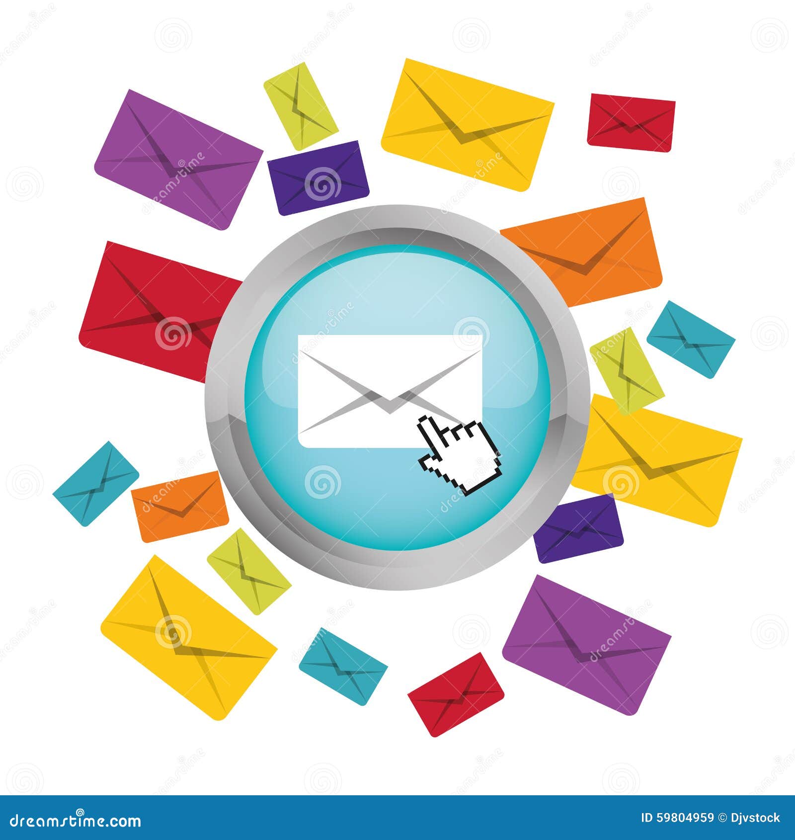 Email design stock vector. Illustration of communicate - 59804959