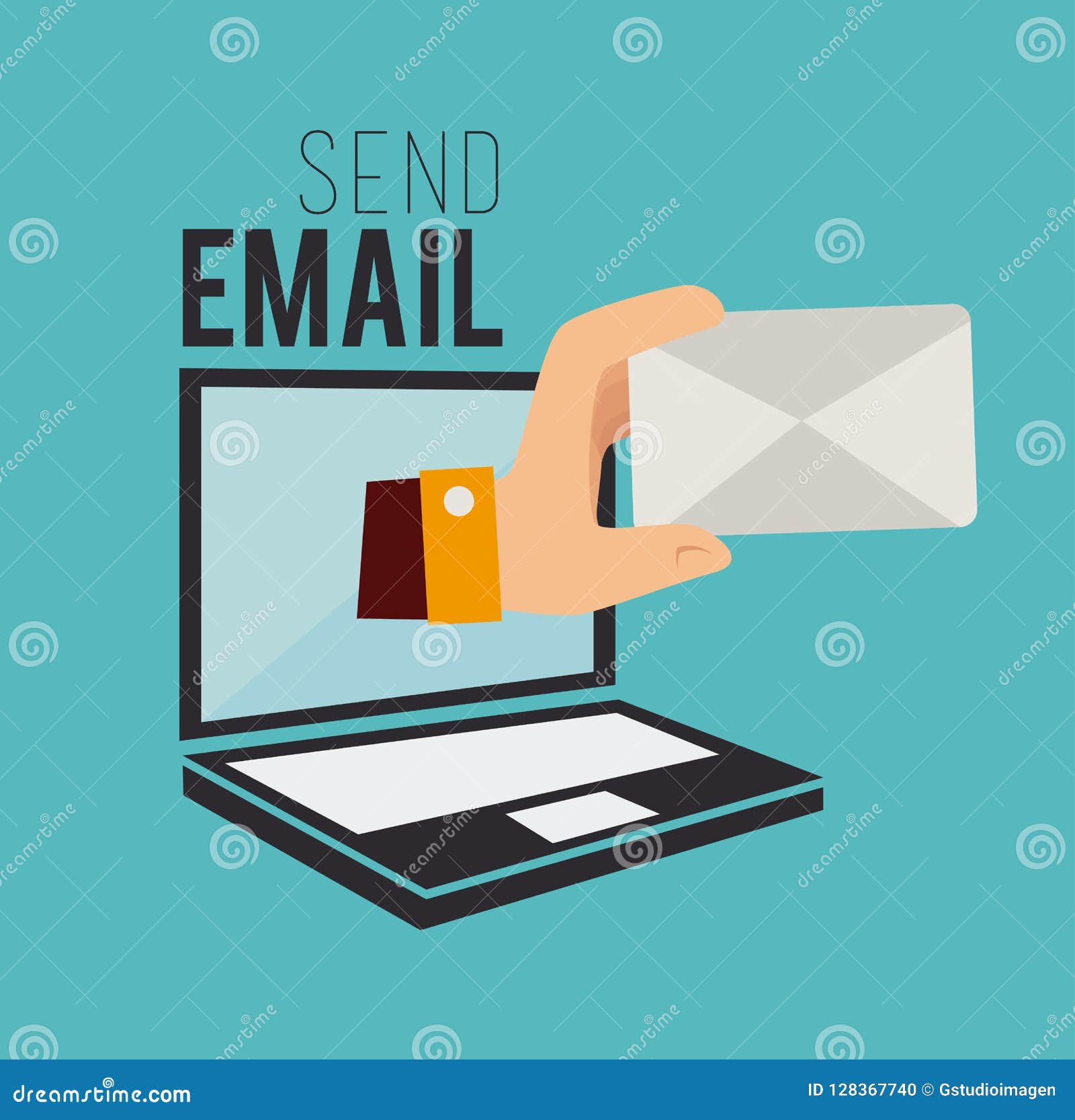 Email Design Icom Vector Ilstration Stock Vector - Illustration of ...