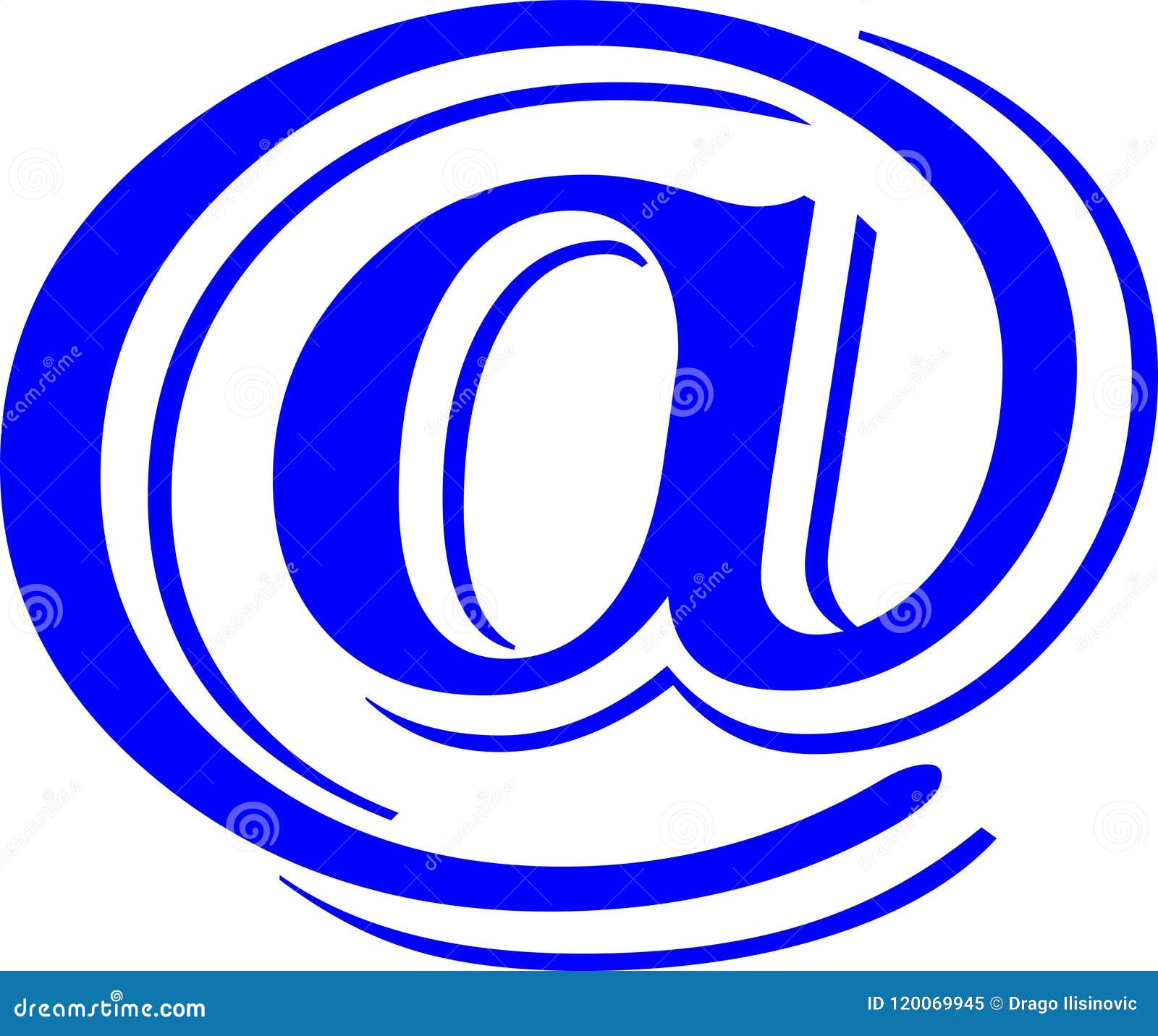 Symbol Email On White Background Royalty-Free Stock Photo ...