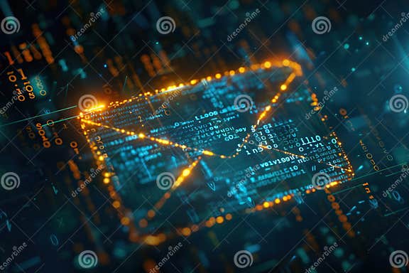 Email Encryption . Email Envelope. Digital Encryption, Symbolizing the ...