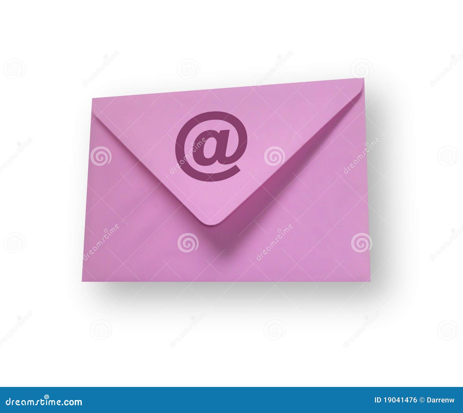 Email Envelope stock illustration. Illustration of pink - 19041476