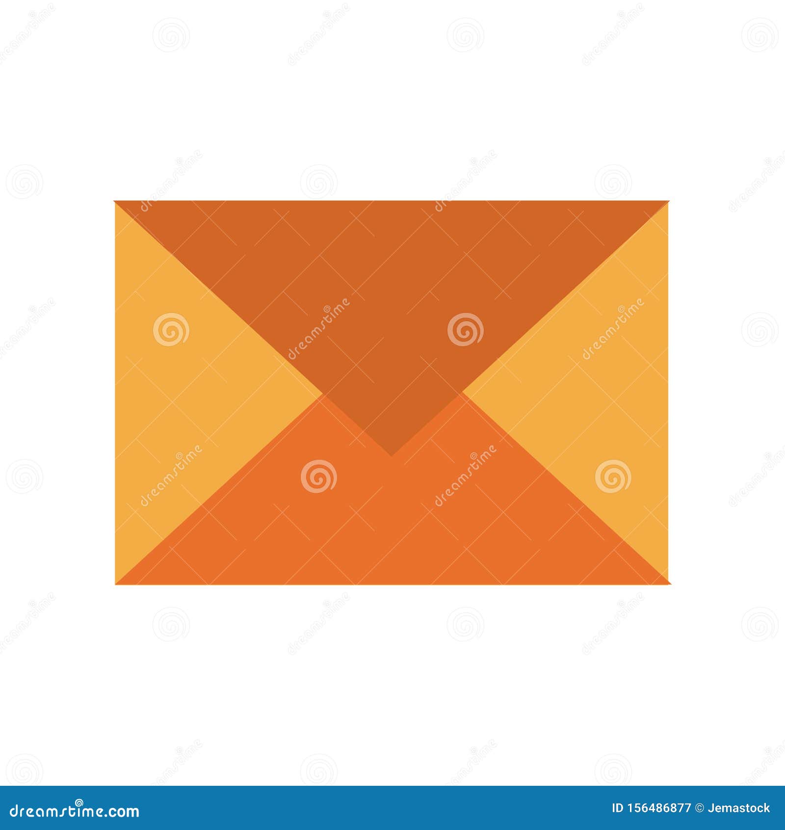 Email Envelope Card Sign Cartoon Stock Vector - Illustration of empty ...