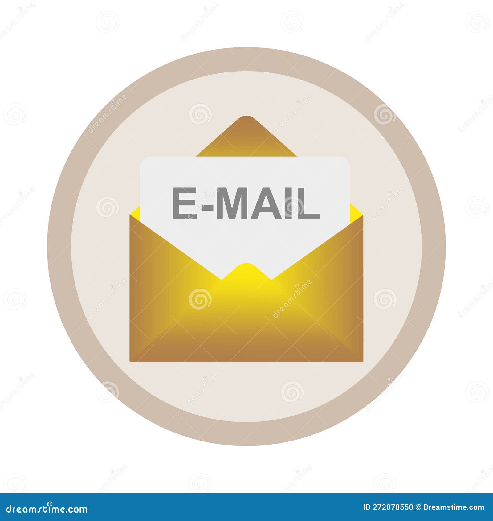 Email Envelope. Document Symbol. Vector Illustration Stock Vector ...