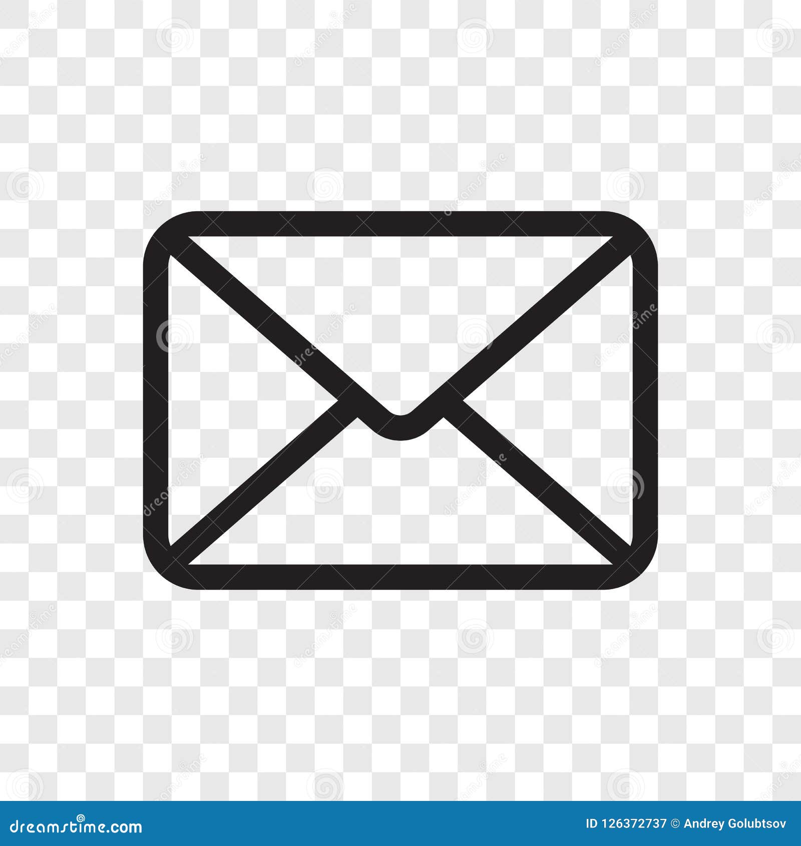 Email Envelope Icon. Vector Mail Message Symbol Isolated on Transparent ... Email Envelope Icon. Vector Mail Message Symbol Isolated on Transparent ...