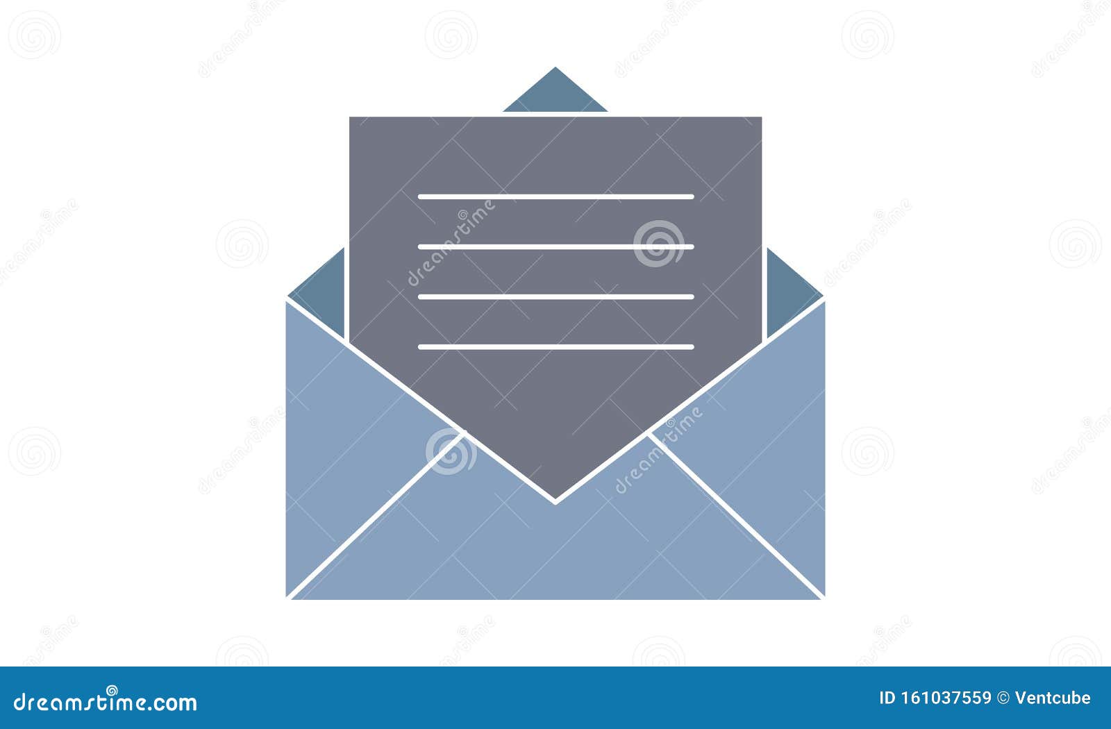 Email, Envelope, Open Envelope, Opened Email Icon. Illustration ...