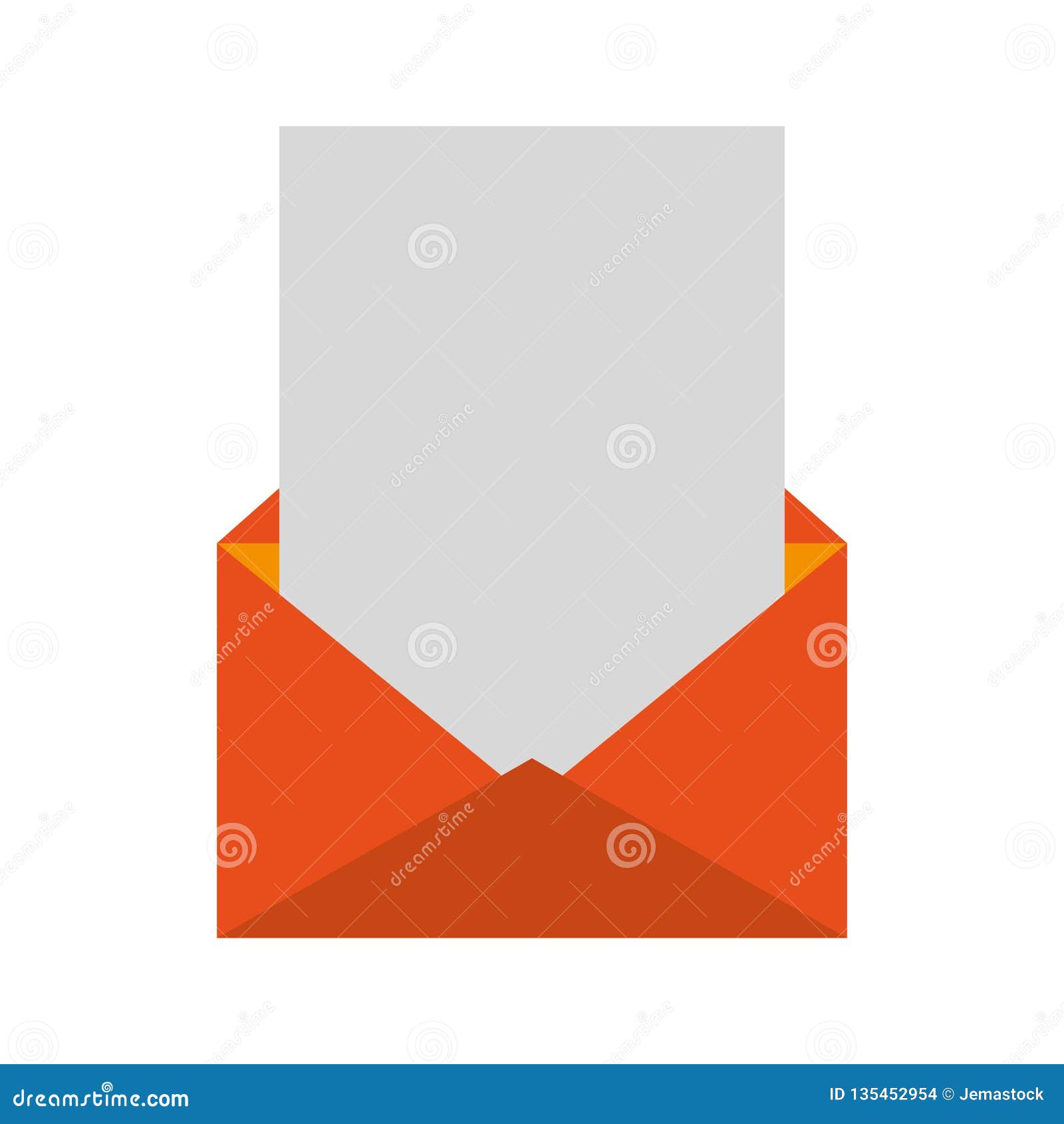 Email envelope symbol stock vector. Illustration of receive - 135452954