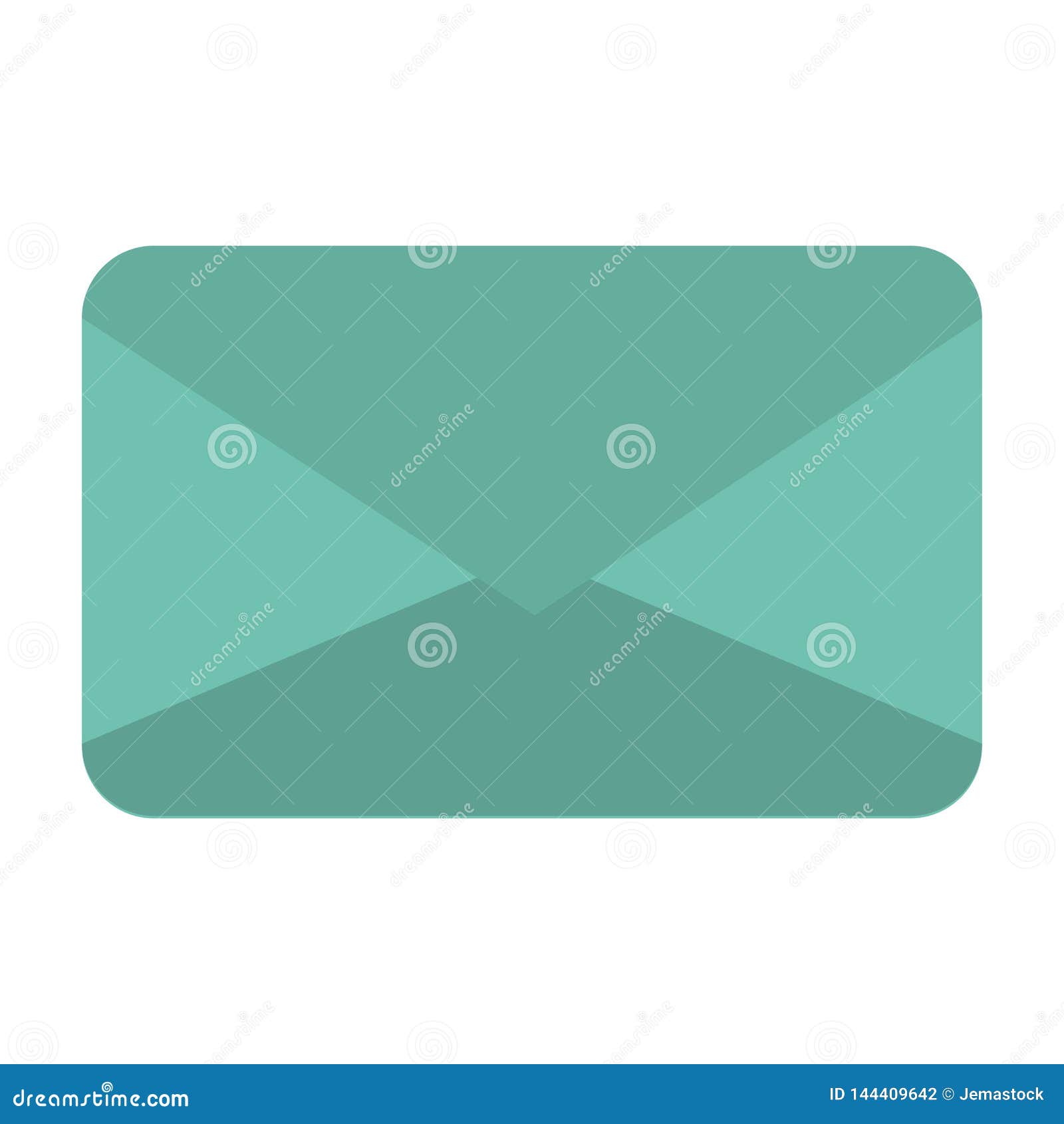 Email Envelope Symbol Isolated Stock Vector - Illustration of ...